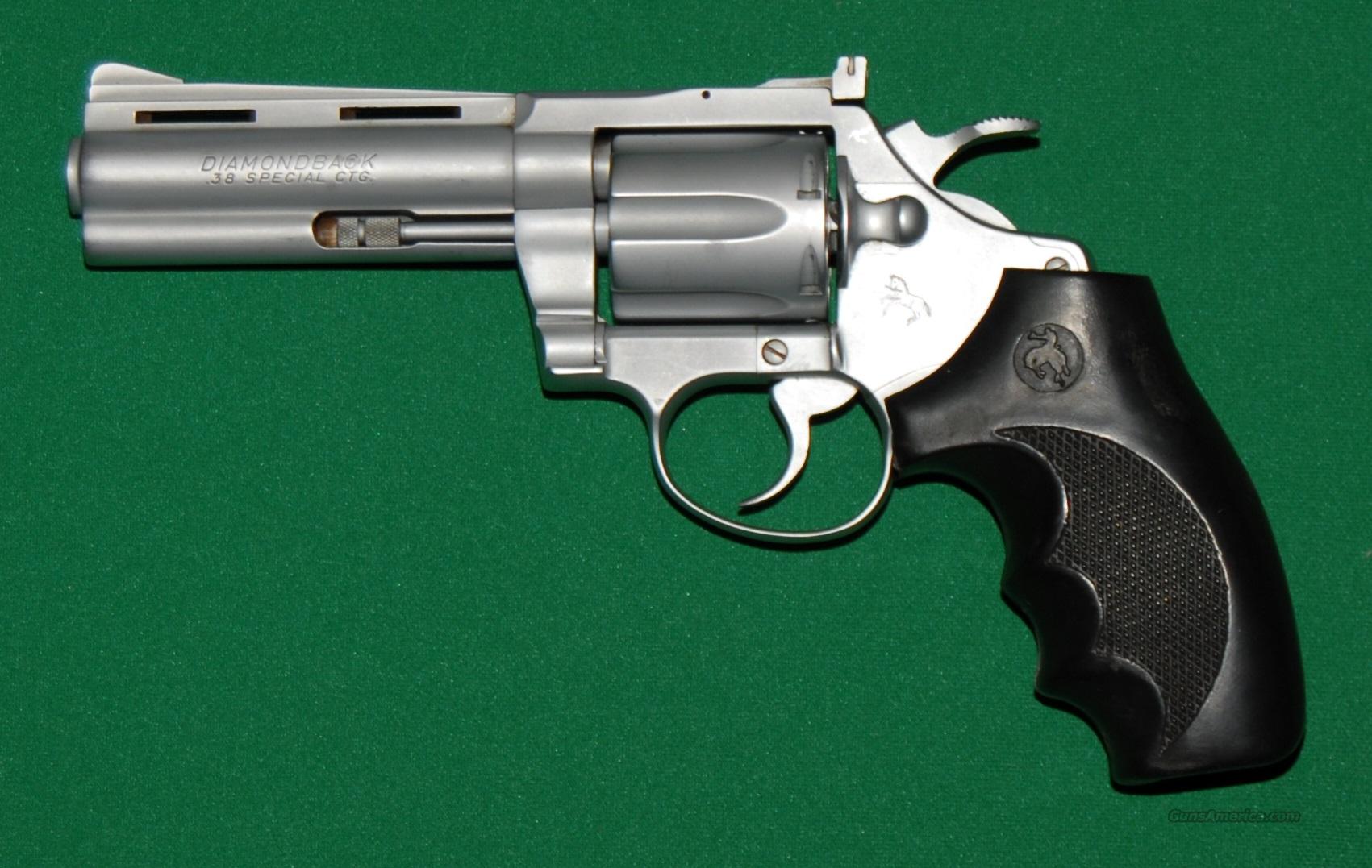 Colt Diamondback 38 Special 4 Barrel Used 95 For Sale colt-diamondback-38-special-4-barrel-used-95-for-sale