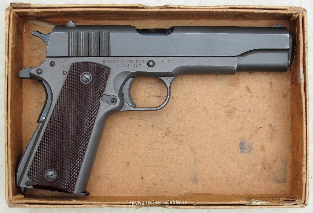 WWII Remington Rand M1911A1 w/ Original Box for sale