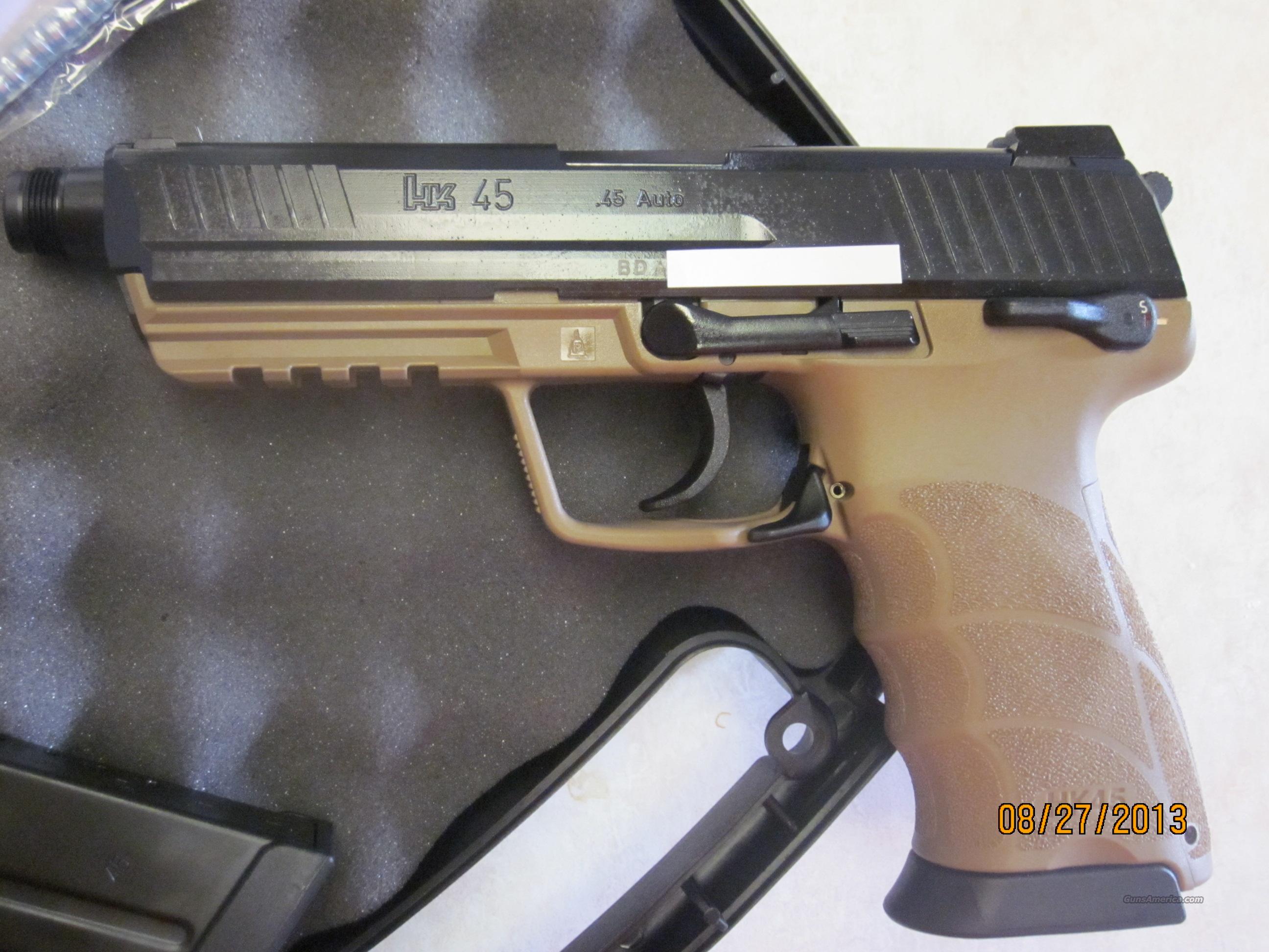 Heckler & Koch HK45 HK Tactical H&K 45T Tan 45 ... for sale