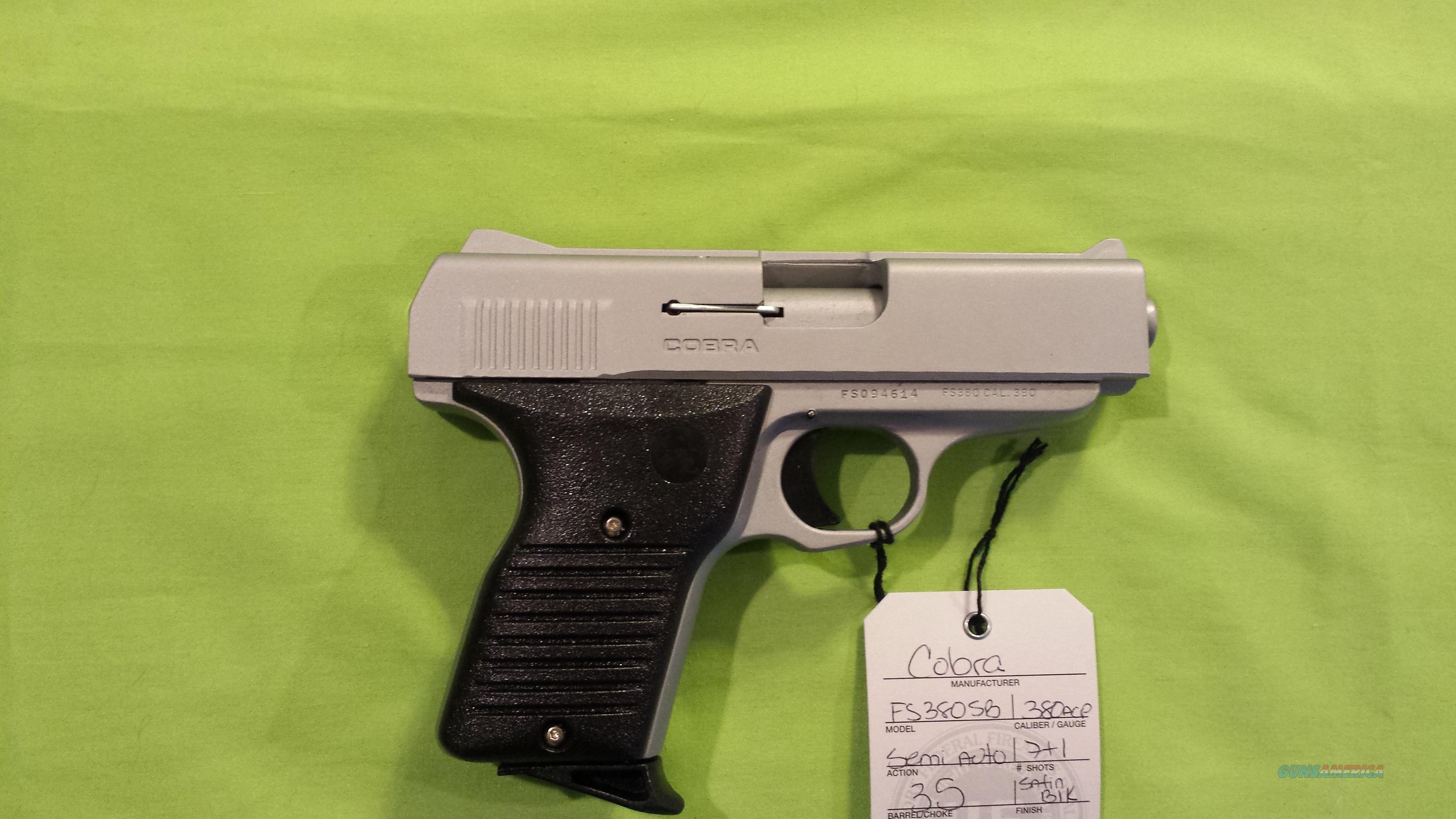 COBRA FREEDOM FS380 .380 ACP 380 SATIN / BLACK ... for sale