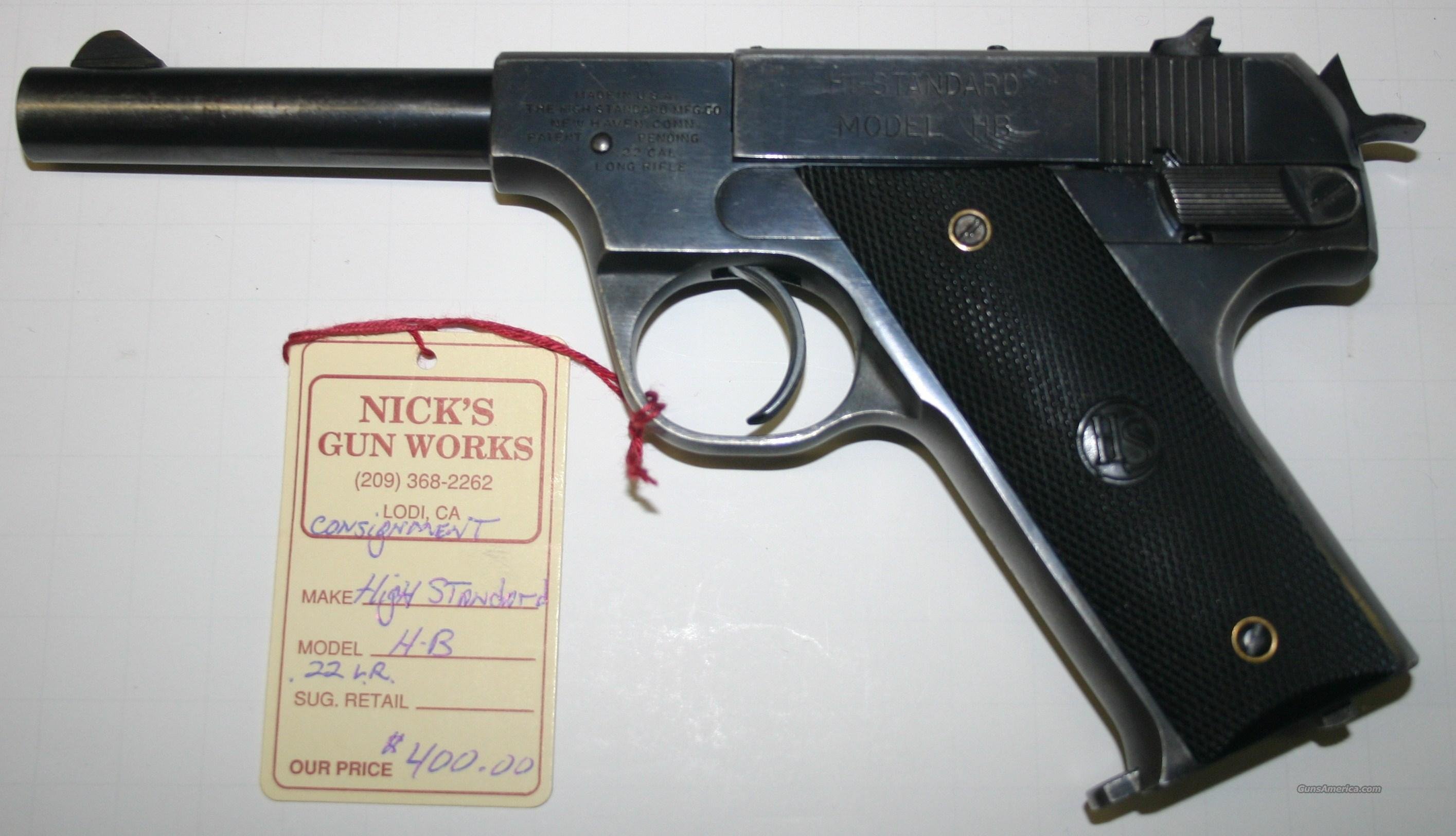 Hi Standard HB .22LR Good Condition... for sale at Gunsamerica.com ...
