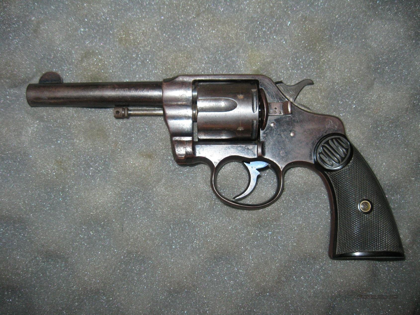 Colt New Army, DA 41, 4 1/2" for sale at Gunsamerica.com: 962894600