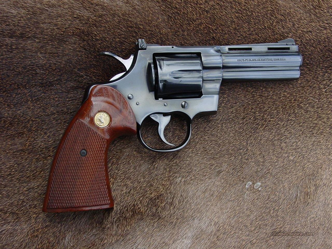 COLT PYTHON .357 MAG 1977 "4" Royal... for sale at Gunsamerica.com ...