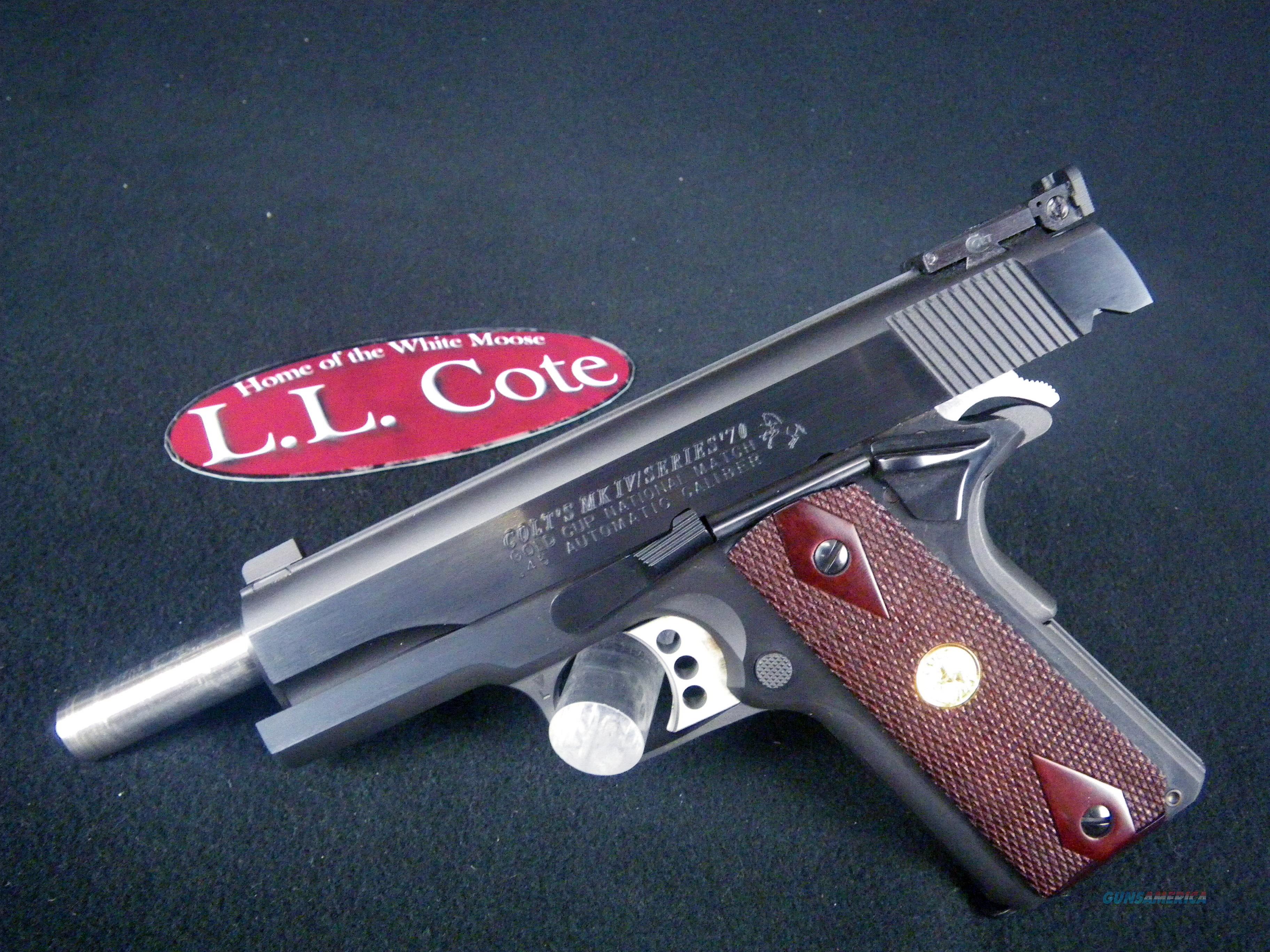 Colt Gold Cup National Match 45acp ... for sale at Gunsamerica.com ...