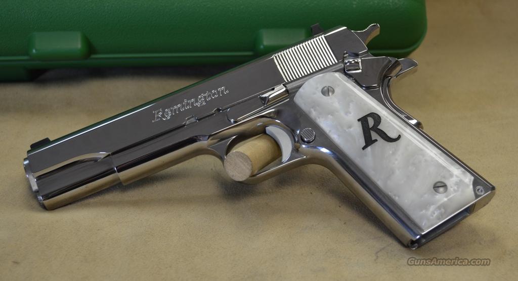 96304 Remington 1911 R1 Polished Stainless/Whit... for sale