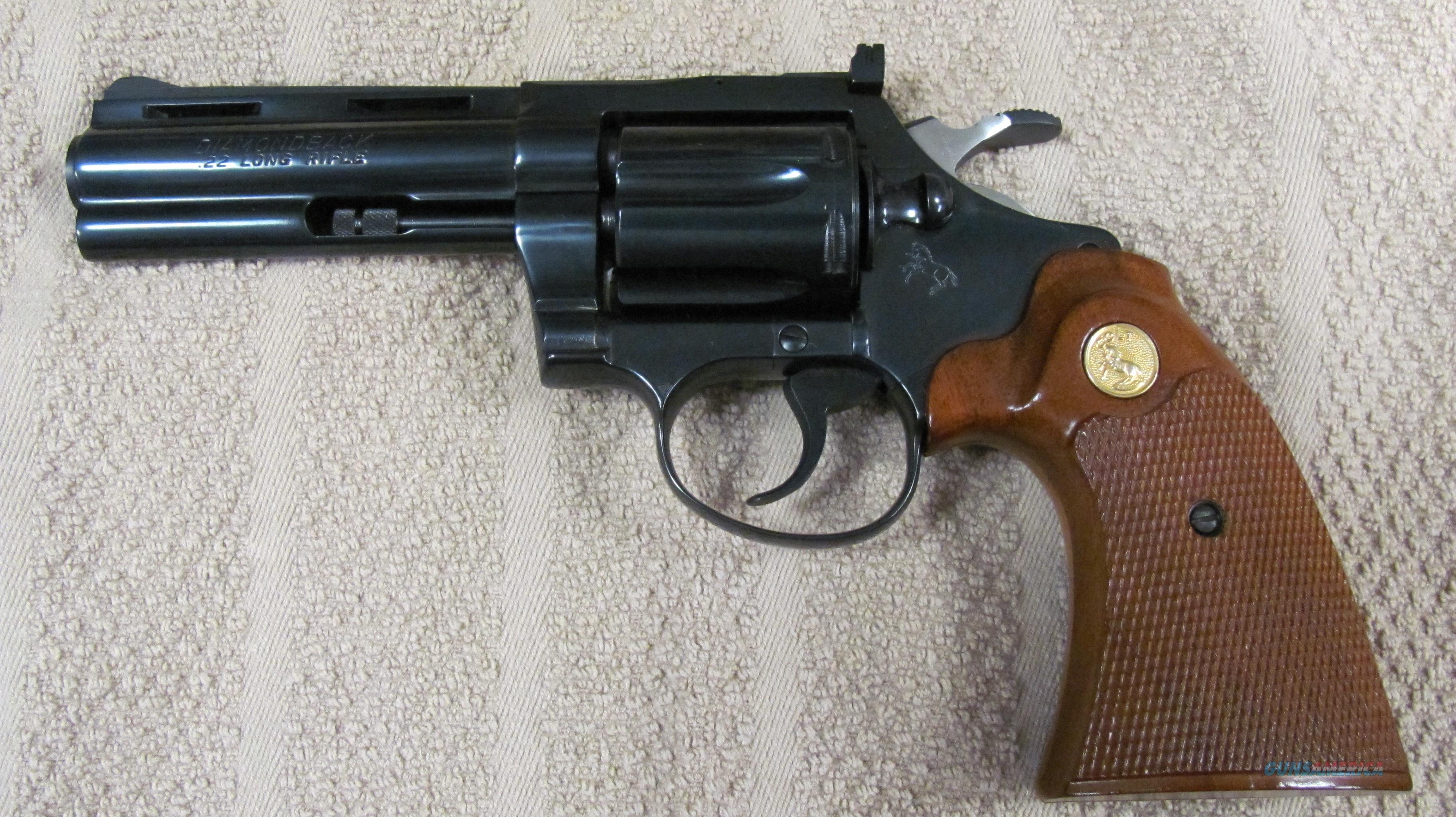 Colt Diamondback 22 LR Revolver wi... for sale at Gunsamerica.com ...