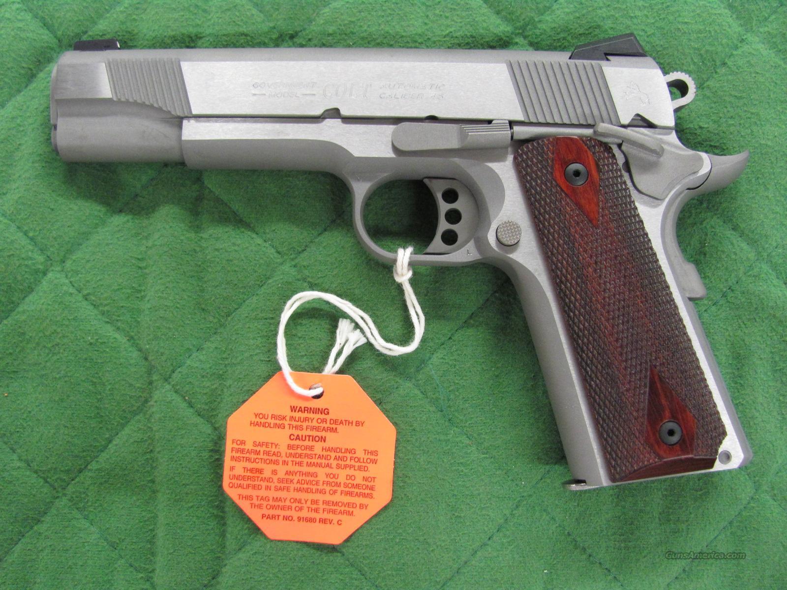 Colt 1911 Government Stainless XSE ... for sale at Gunsamerica.com ...