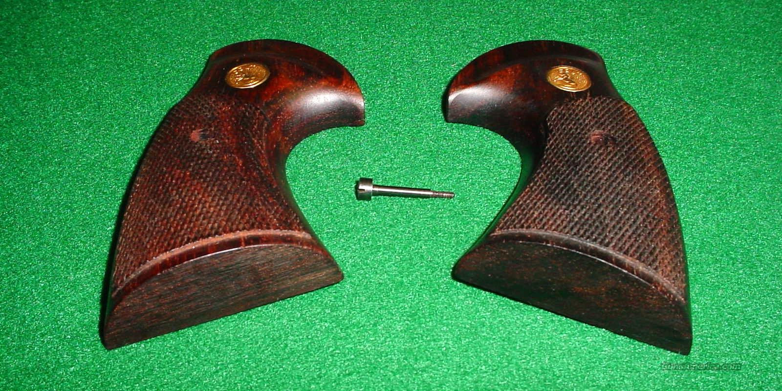 Colt Original Python Grips (ROSEWOOD RARE) VINT... for sale