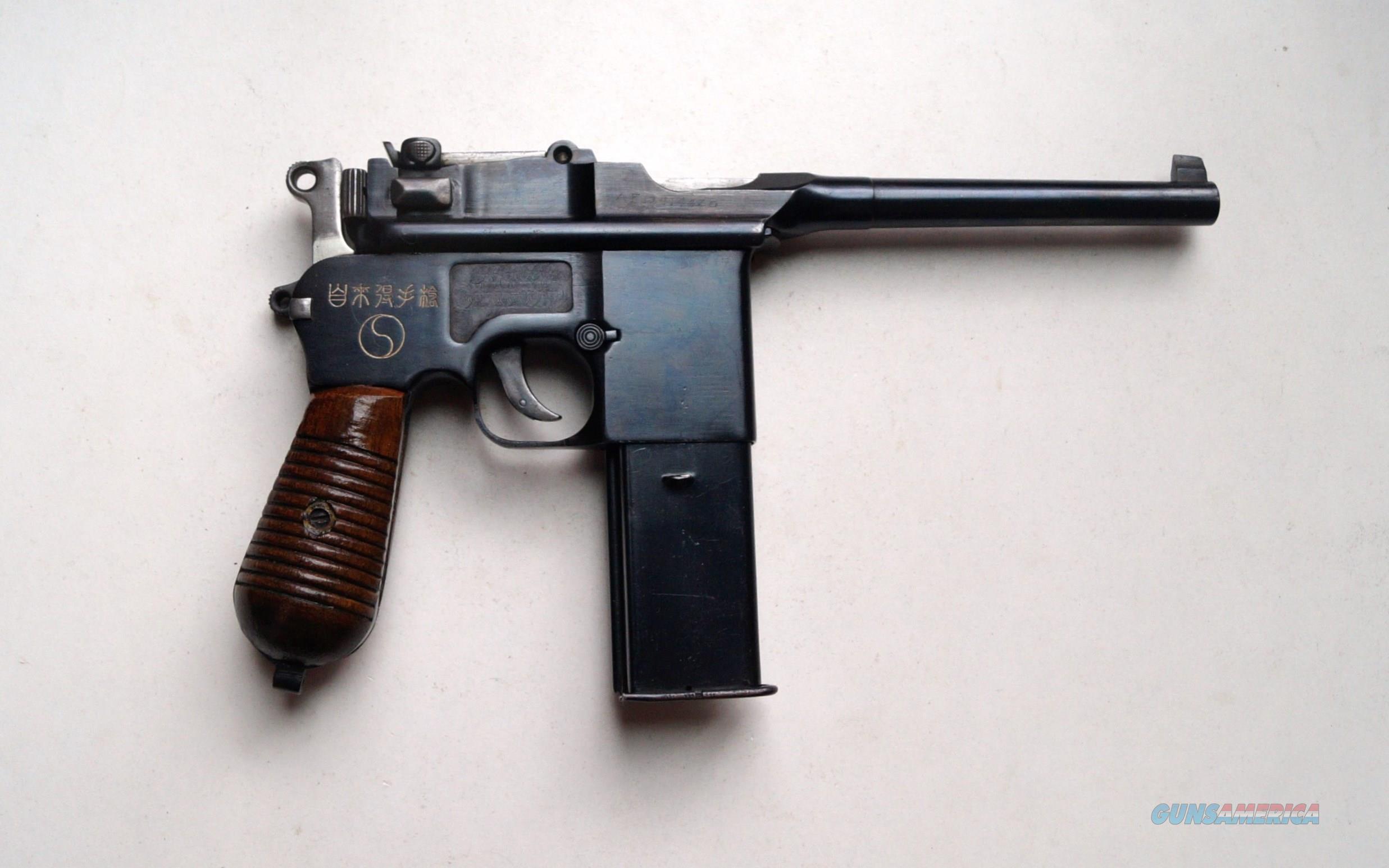 CHINESE MAUSER C96 BROOMHANDLE WITH... for sale at Gunsamerica.com ...