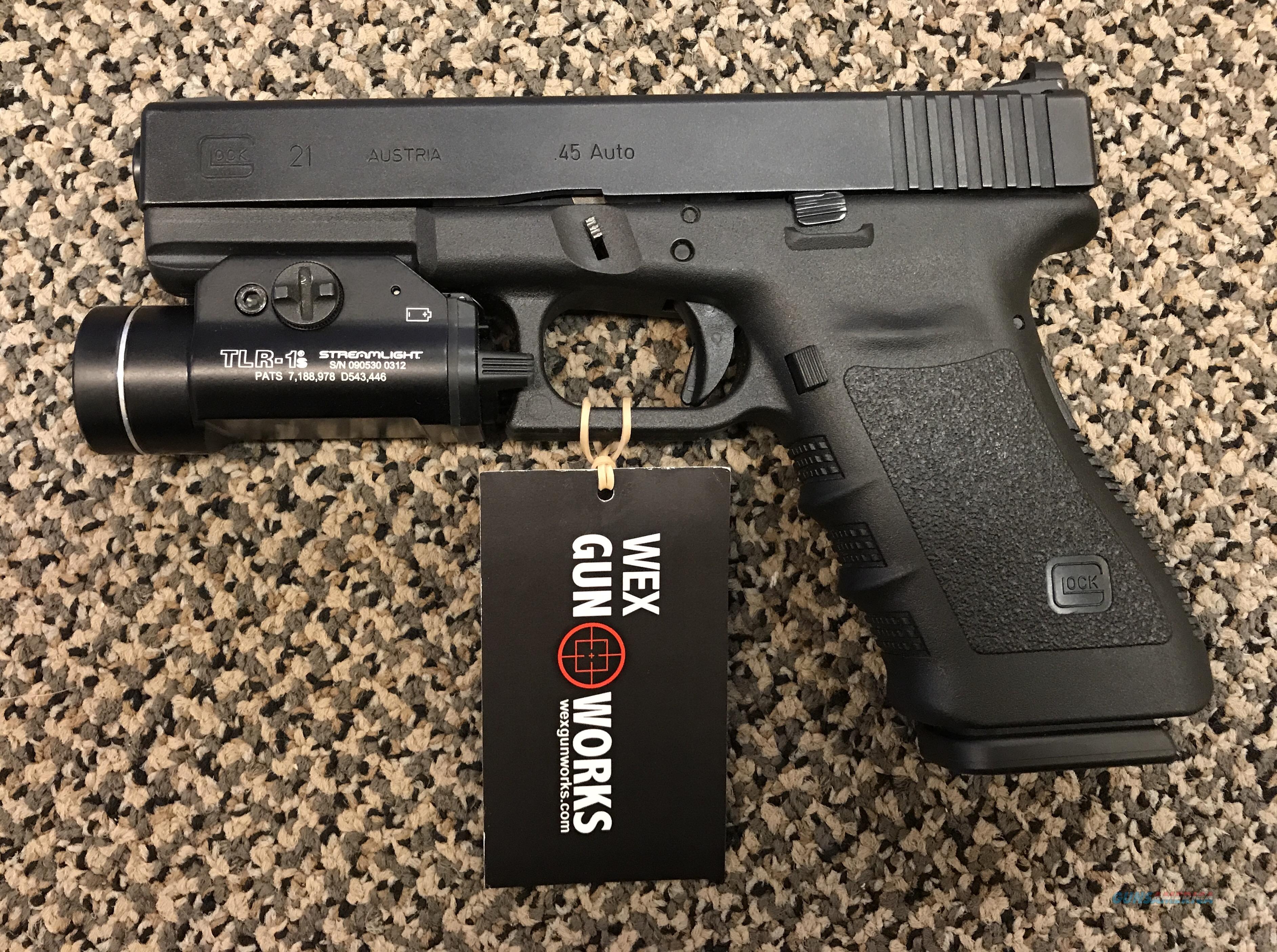 GLOCK 21 GEN 3 .45ACP STREAMLIGHT T... for sale at Gunsamerica.com ...