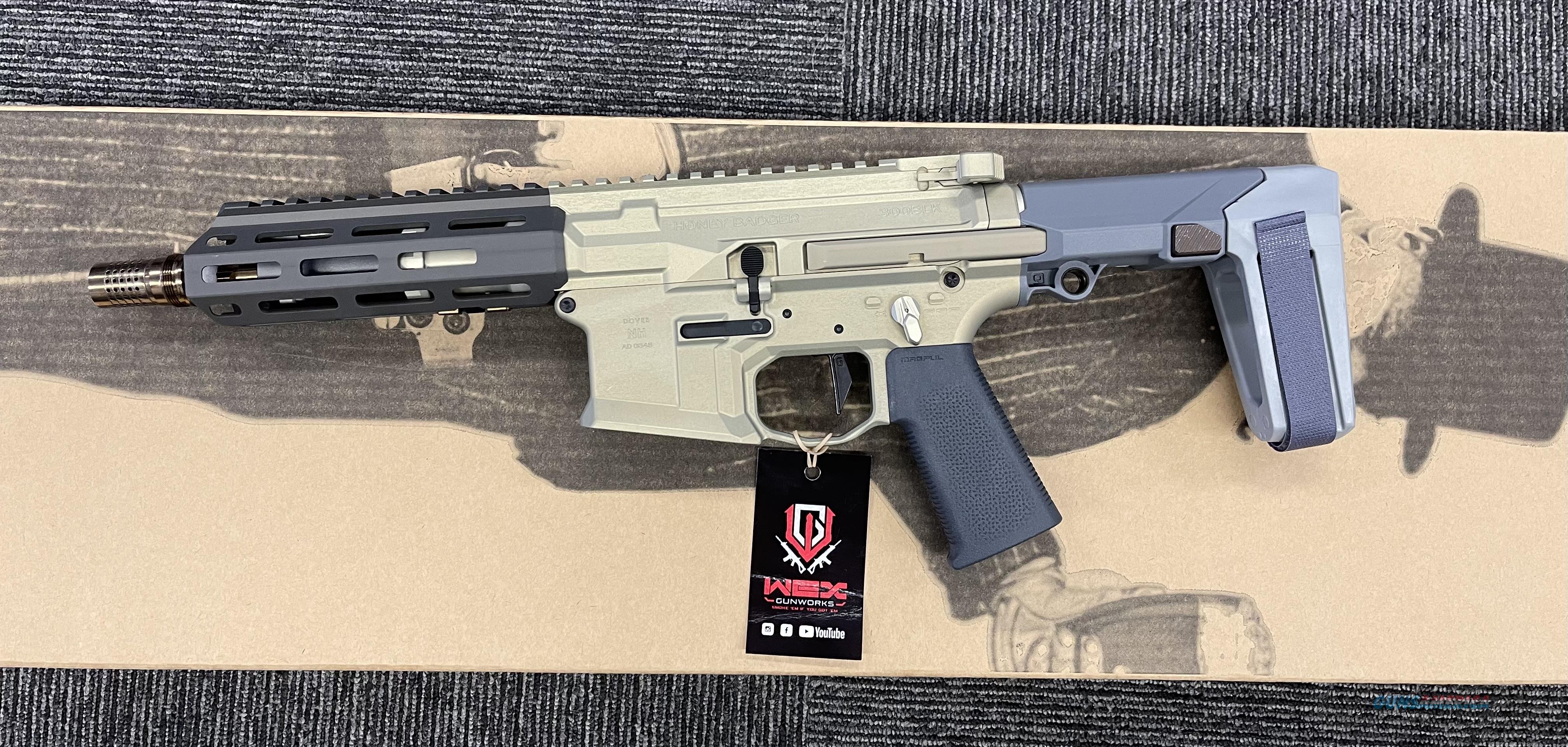 Q HONEY BADGER 300 BLACKOUT PISTOL ... for sale at Gunsamerica.com ...