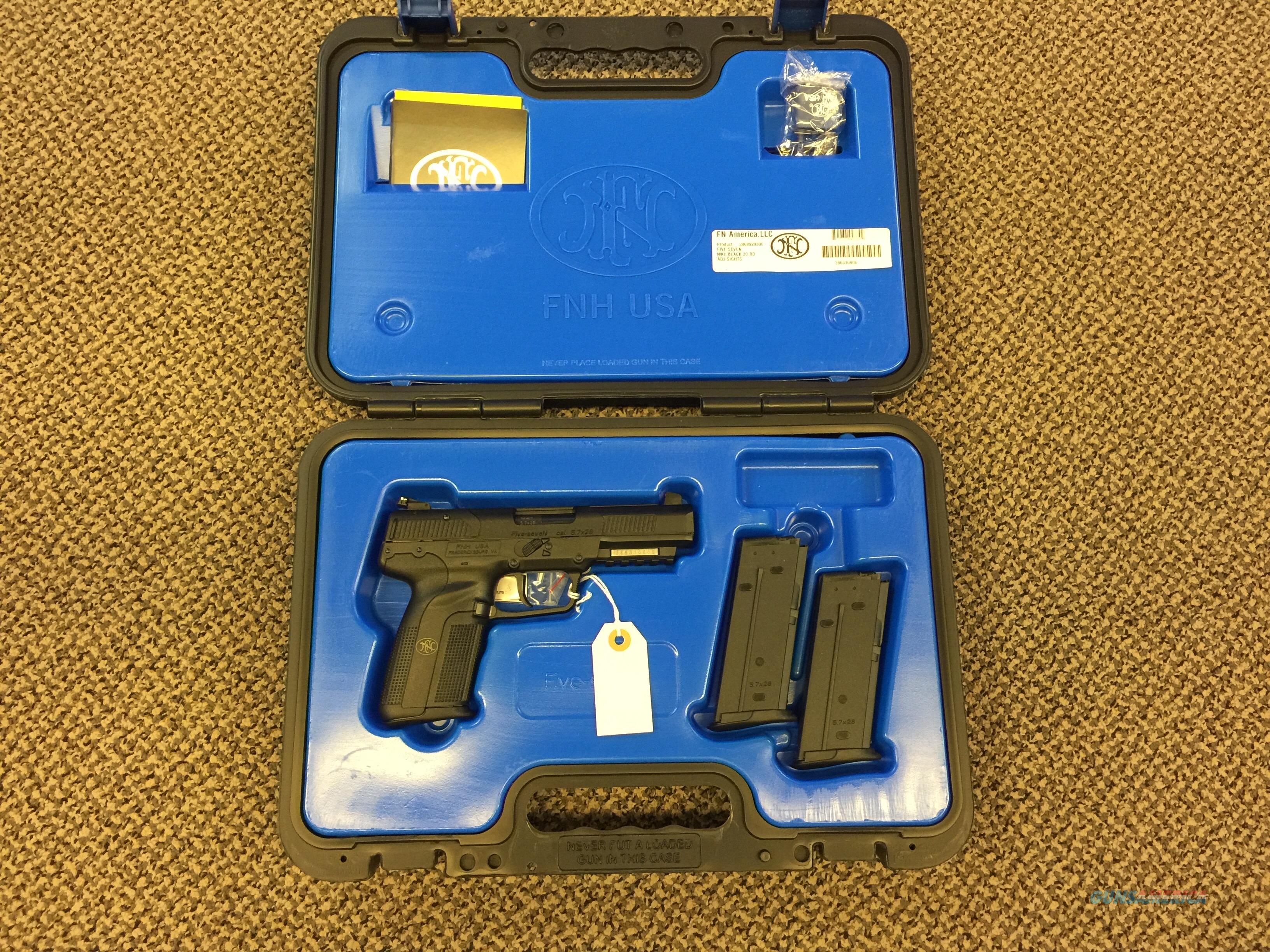 FN 5.7 PISTOL BLACK NEW IN BOX for sale at Gunsamerica.com: 920432214