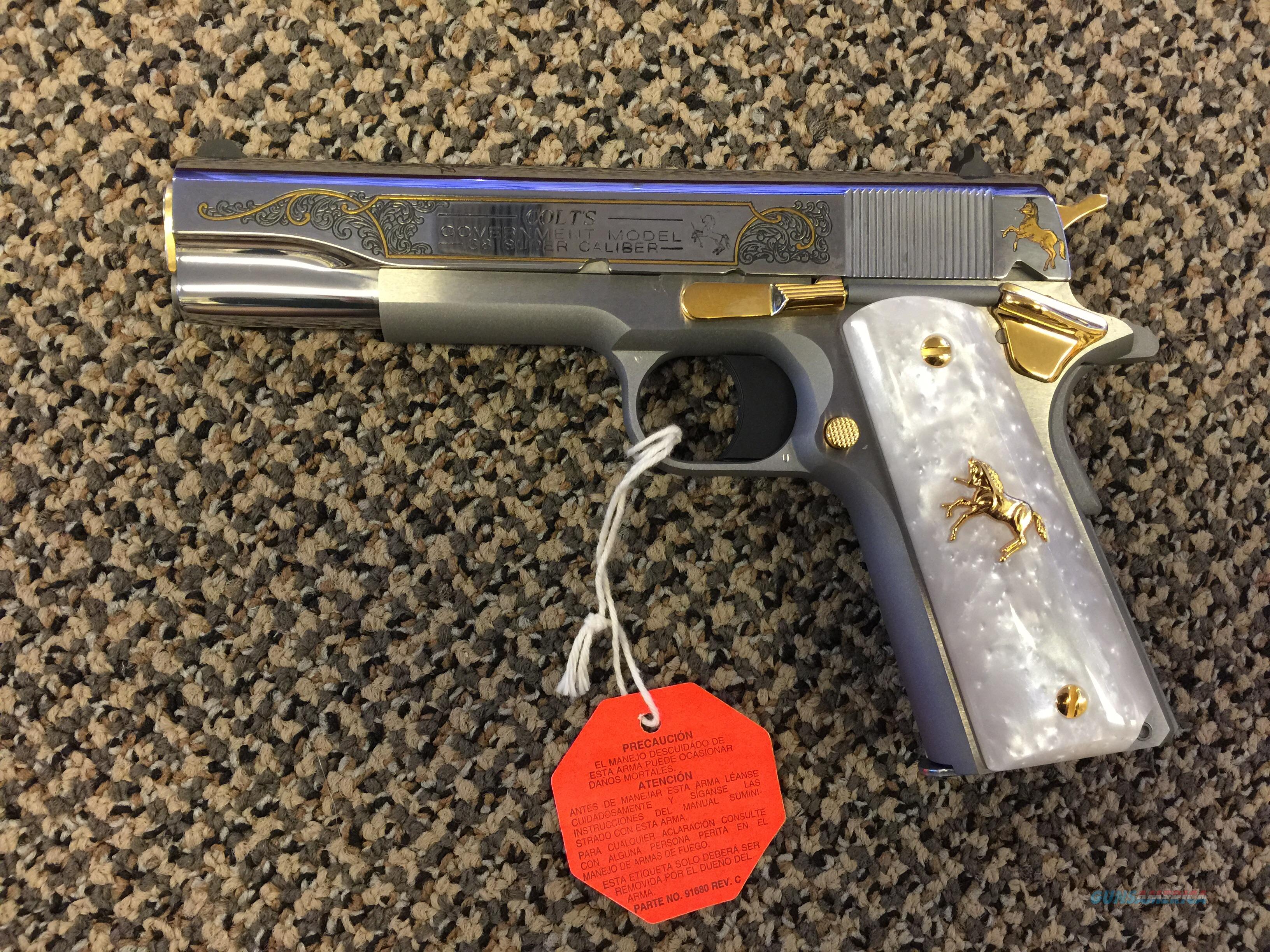 Colt 1911 Gold Inlay