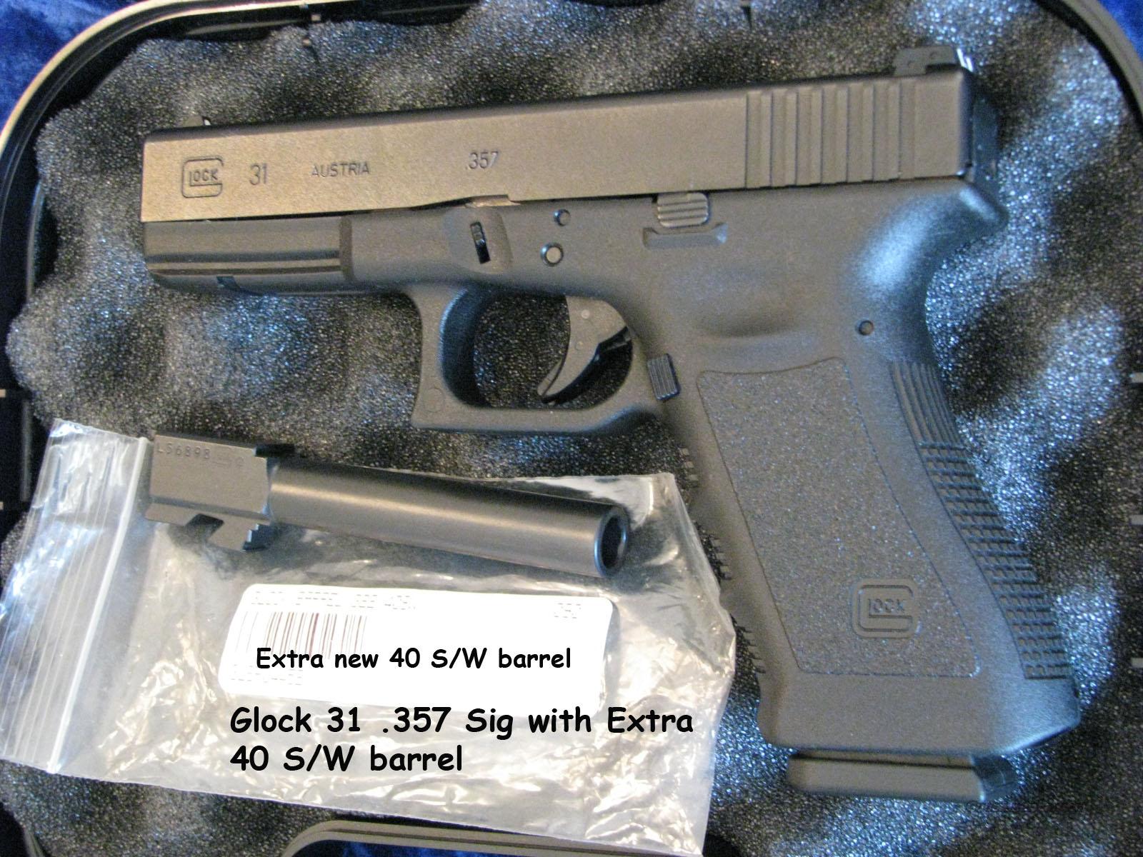 Glock 31 357 w/40 S/W conversion ki... for sale at Gunsamerica.com ...