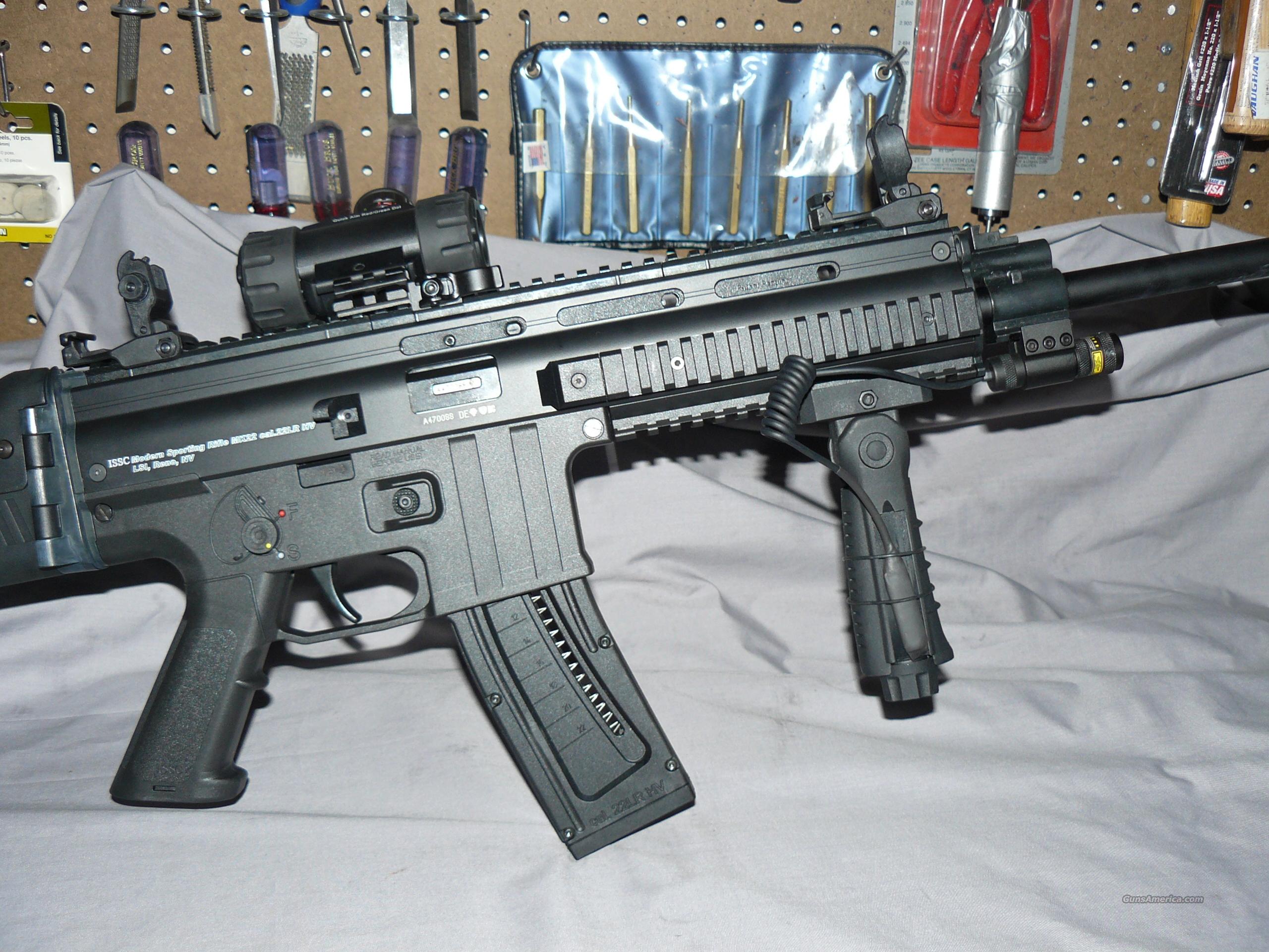 ISSC MK22, "FN SCAR clone in 22LR" ... for sale at Gunsamerica.com: 996427964