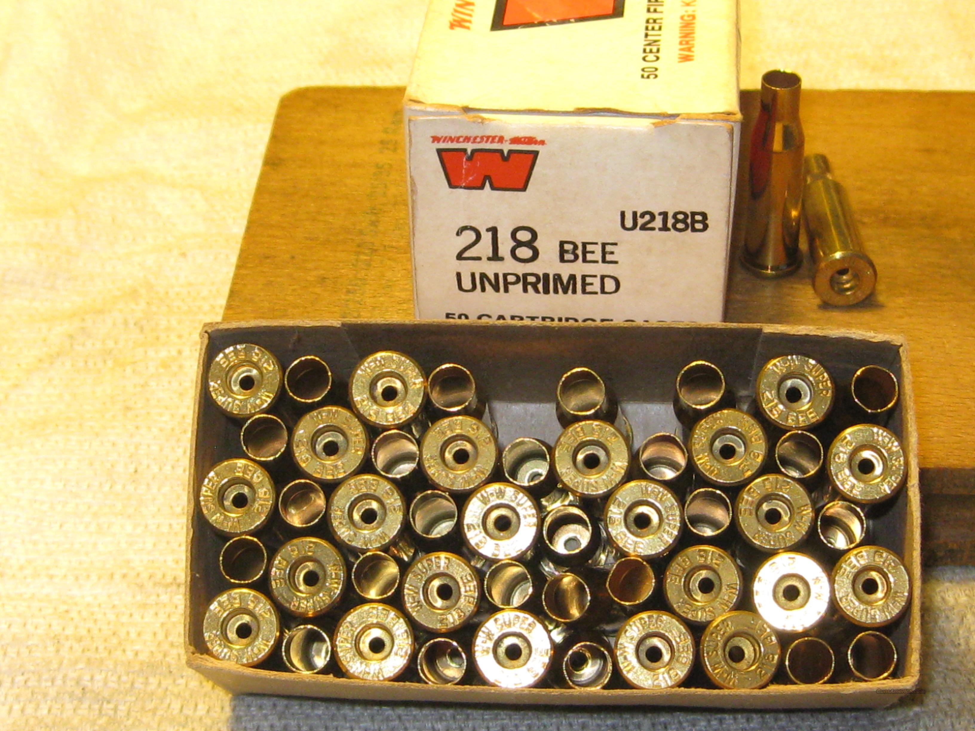 .218 Bee unprimed brass 50 rds. for sale at Gunsamerica.com: 909106324