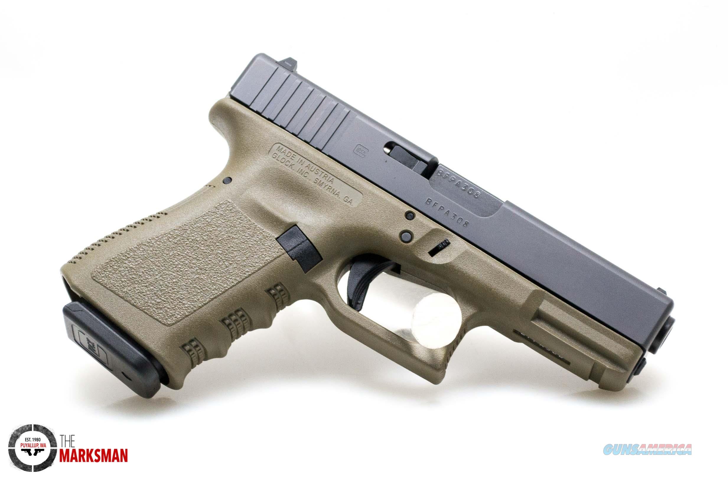 Glock 19 Generation 3, 9mm, O.D. Gr... for sale at Gunsamerica.com: 927581564