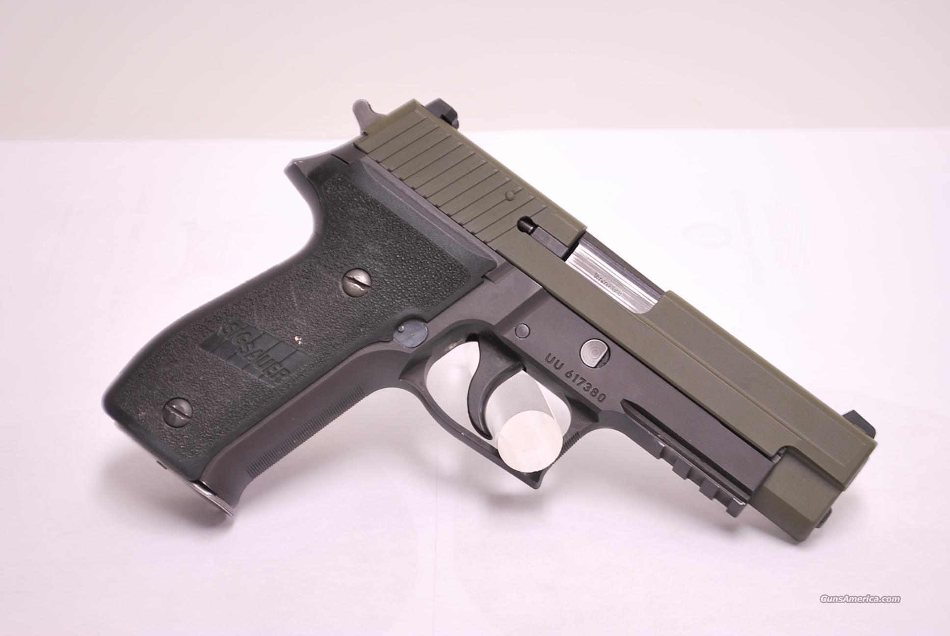 Sig Sauer P226, .9mm, OD Slide for sale at Gunsamerica.com: 928521459