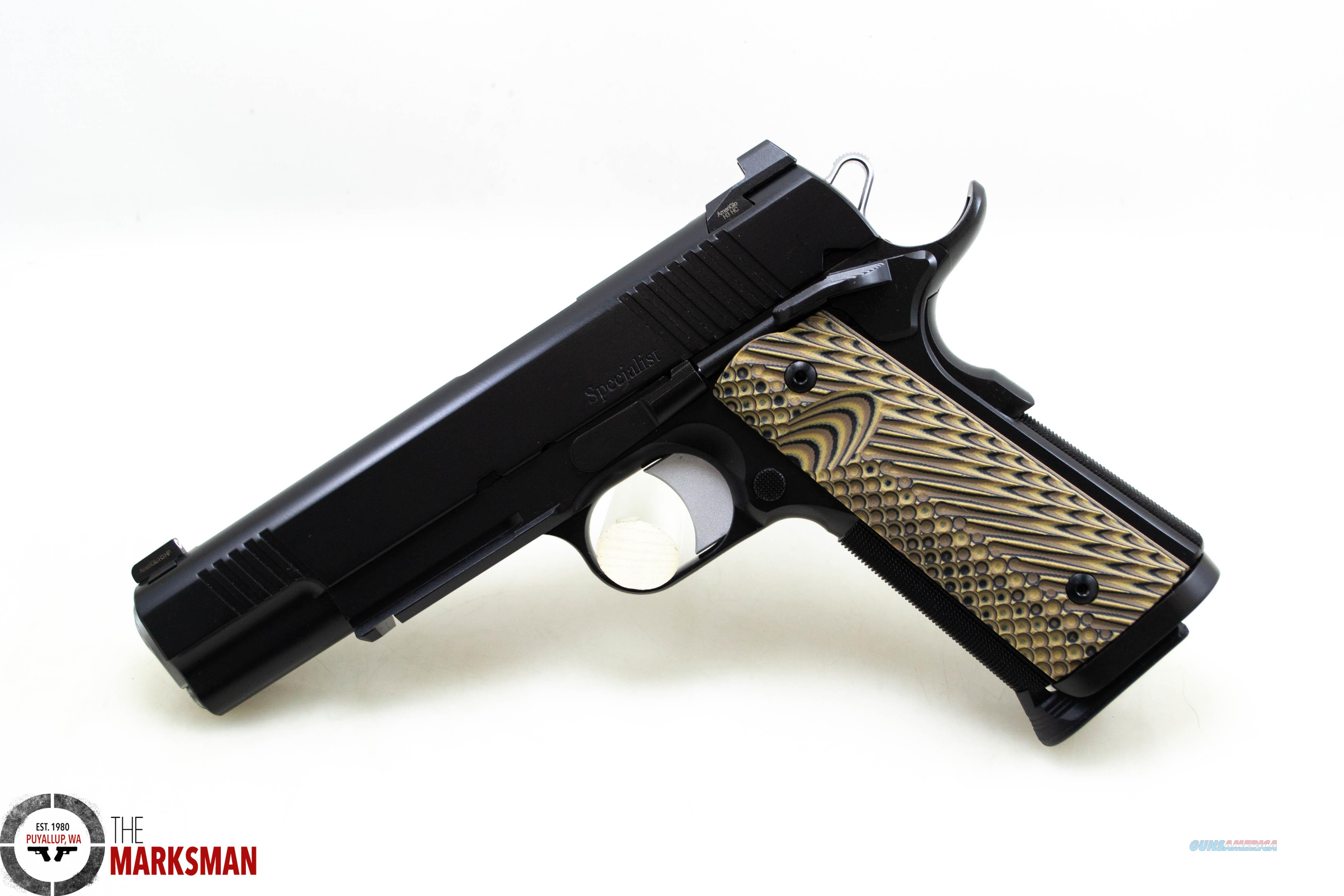 Dan Wesson Specialist, .45 ACP, Bla... for sale at Gunsamerica.com: 951227891