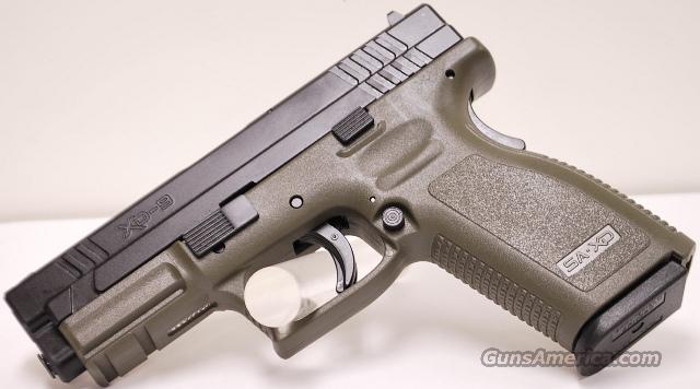 Springfield XD9 OD 9mm Olive Drab G... for sale at Gunsamerica.com ...