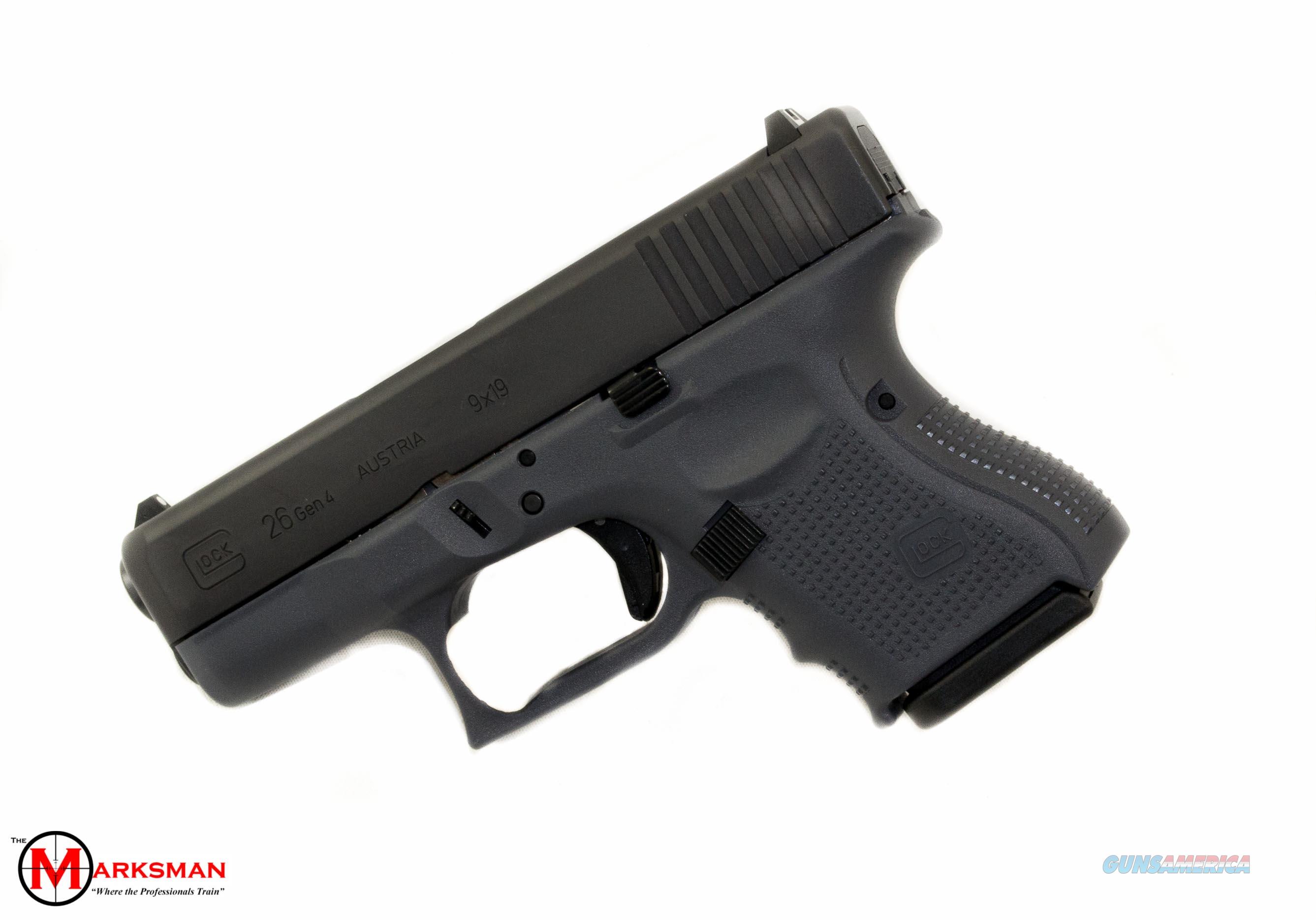 Glock 26 Generation 4 9mm Gray for sale at Gunsamerica.com: 968272764