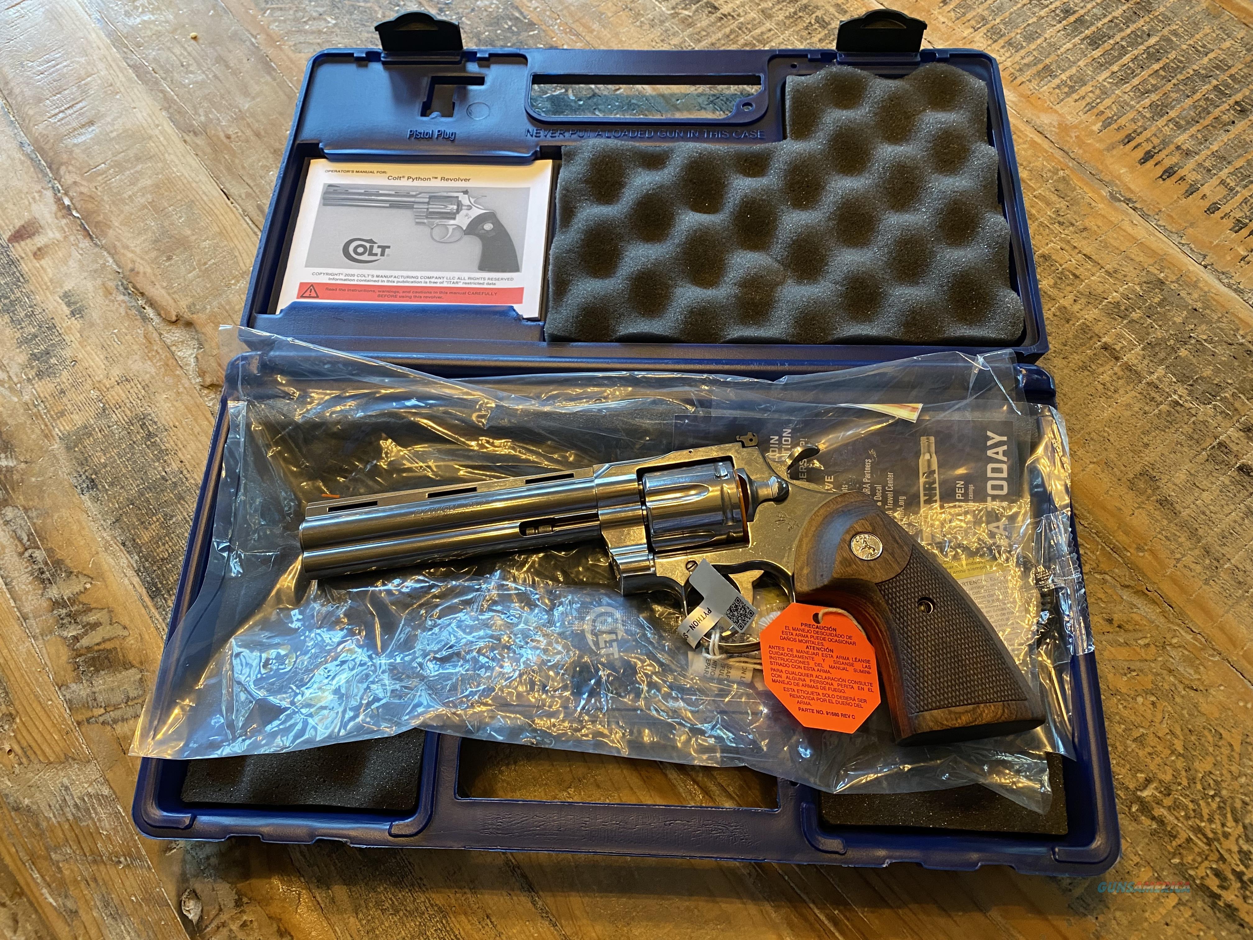 New Colt Python, Stainless, 4.25” N... for sale at Gunsamerica.com ...