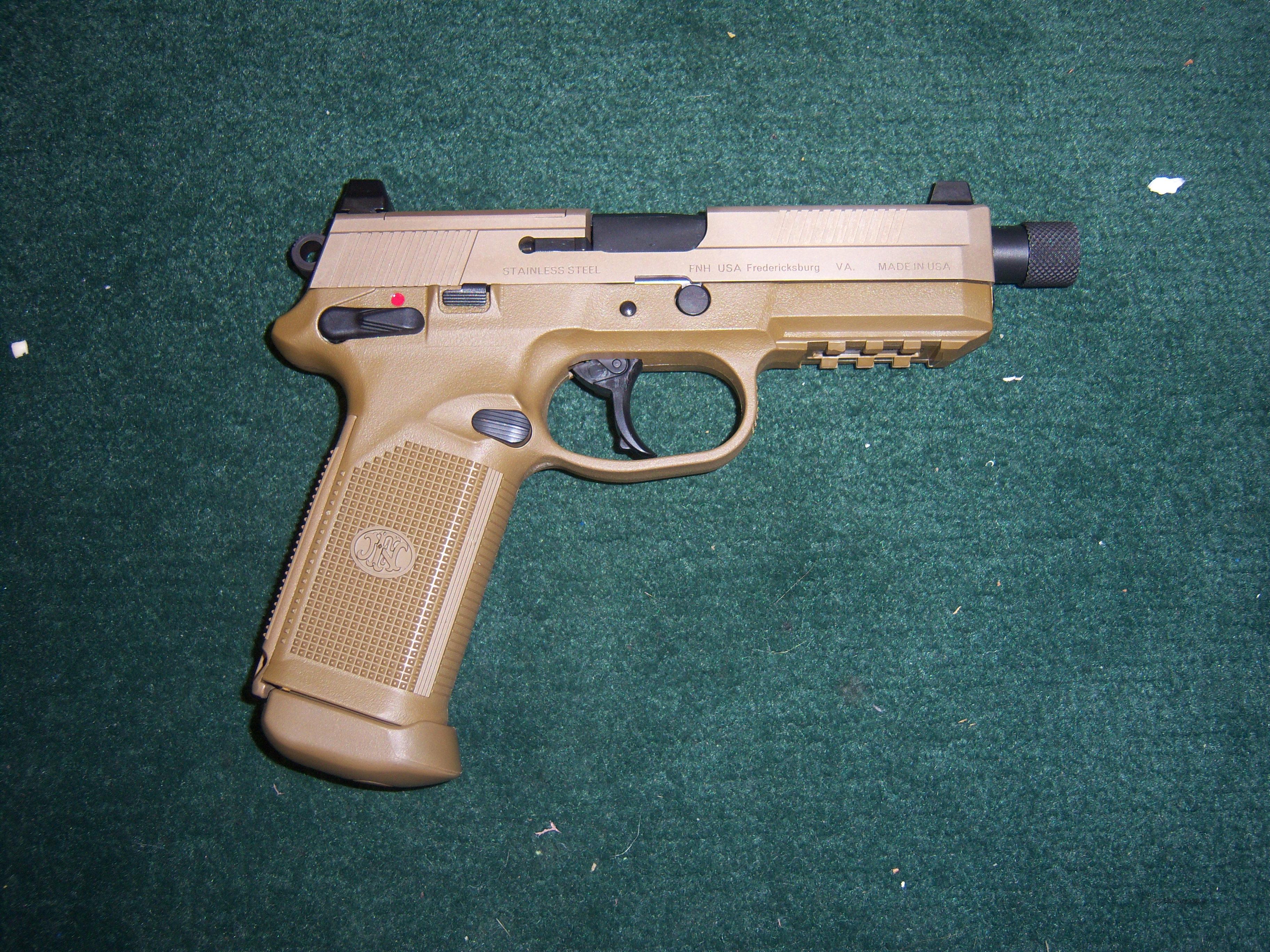FNH - FNX-45 Tactical - Desert Tan ... for sale at Gunsamerica.com ...