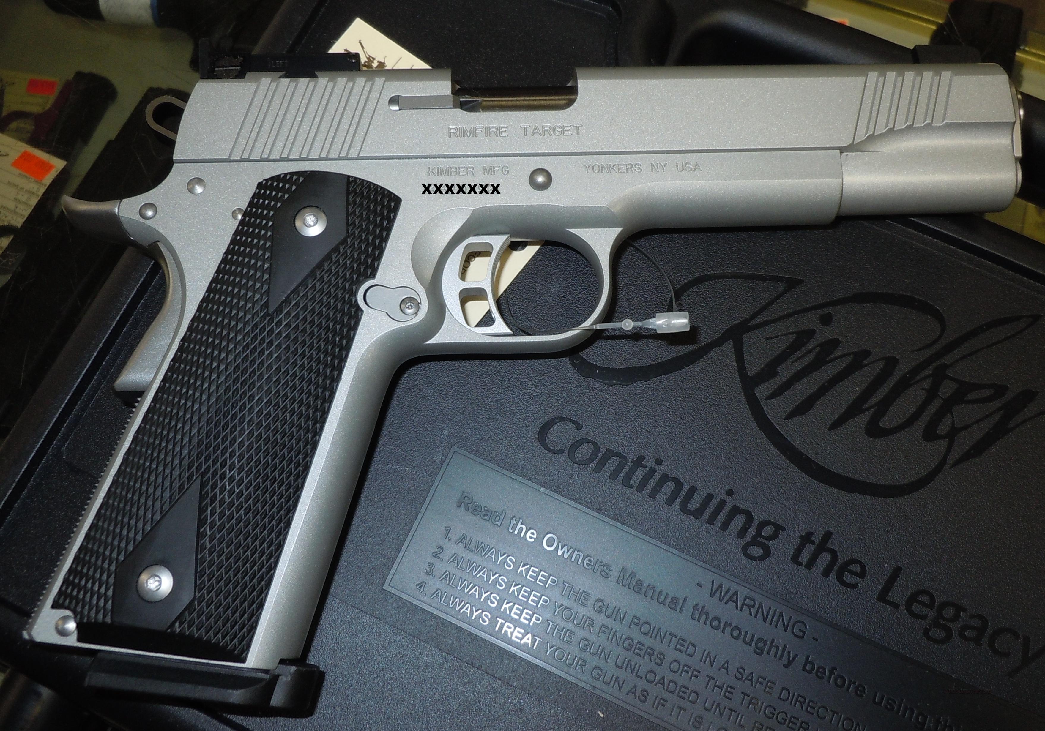 KIMBER RIMFIRE TARGET SILVER 22LR S... for sale at Gunsamerica.com ...