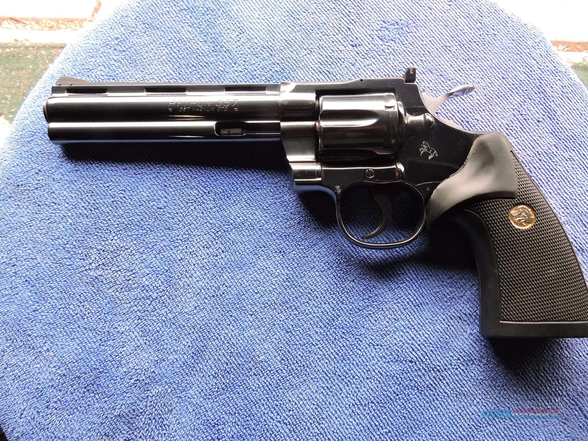COLT PYTHON .357 Magnum Revolver, B... for sale at Gunsamerica.com ...