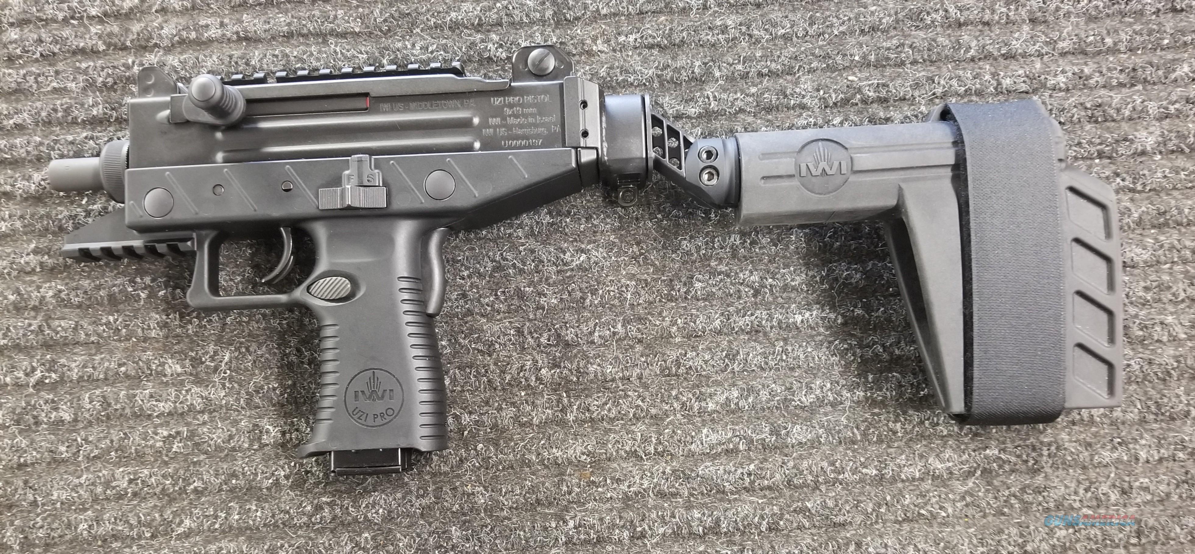 IWI Uzi Pro Pistol w/Brace 9mm - Fr... for sale at Gunsamerica.com ...
