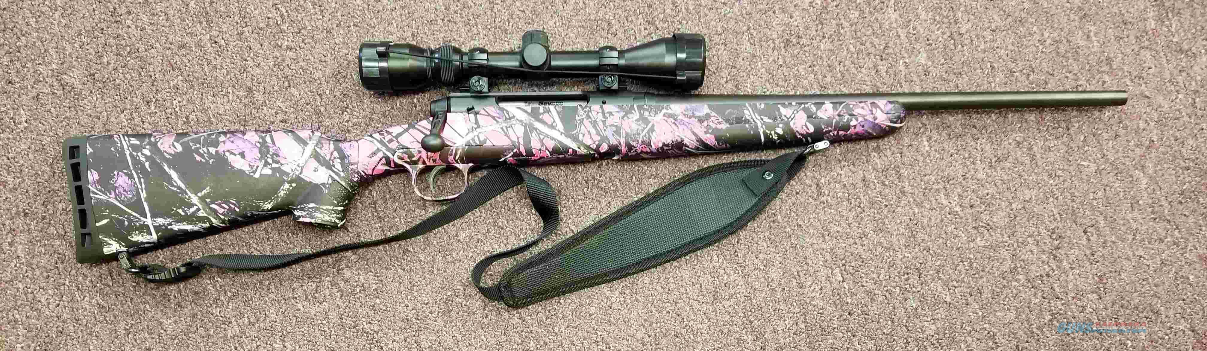 Pink Camo 243 Rifle