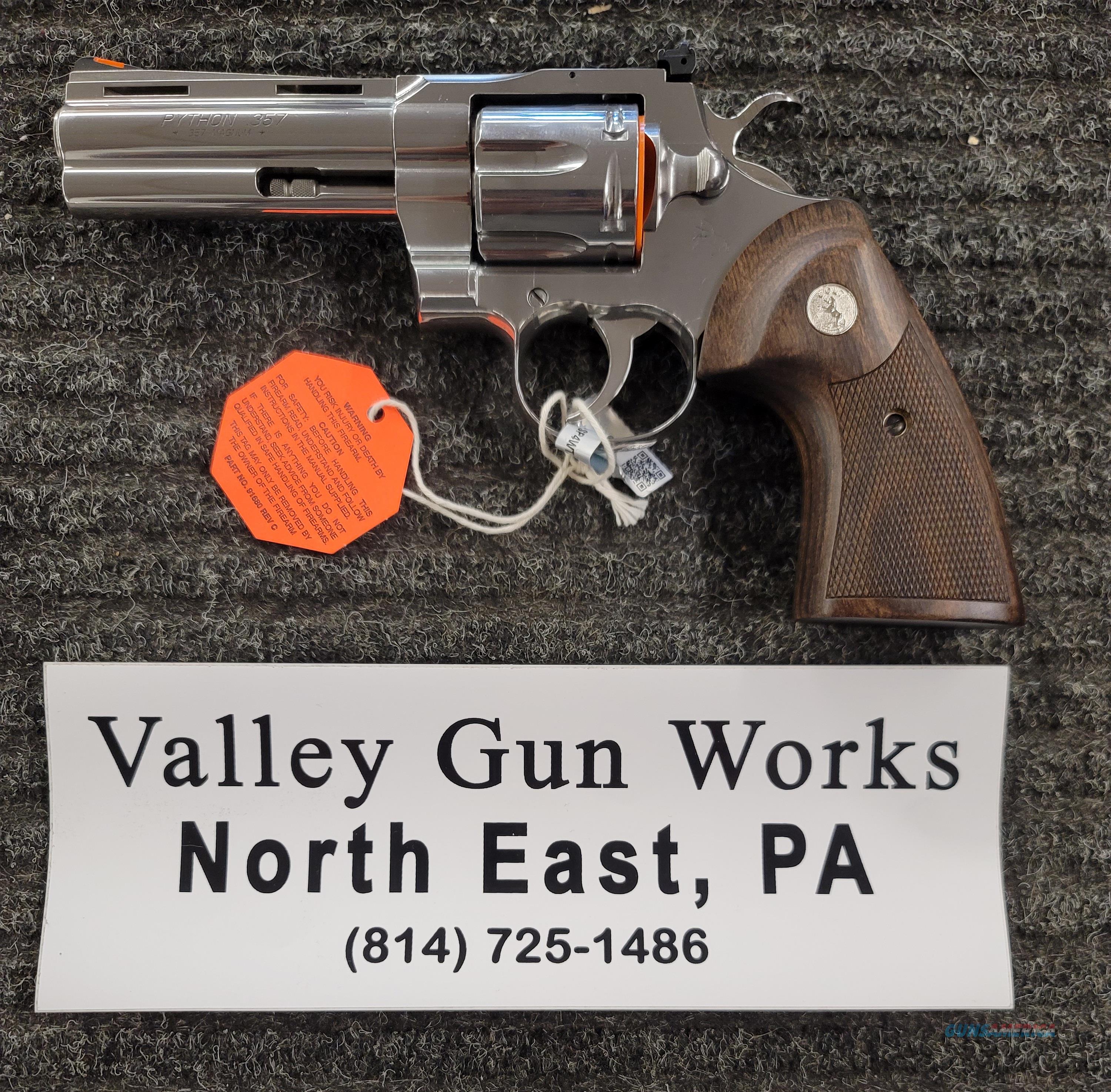 Colt Python 4.25" Stainless NIB - F... for sale at Gunsamerica.com ...