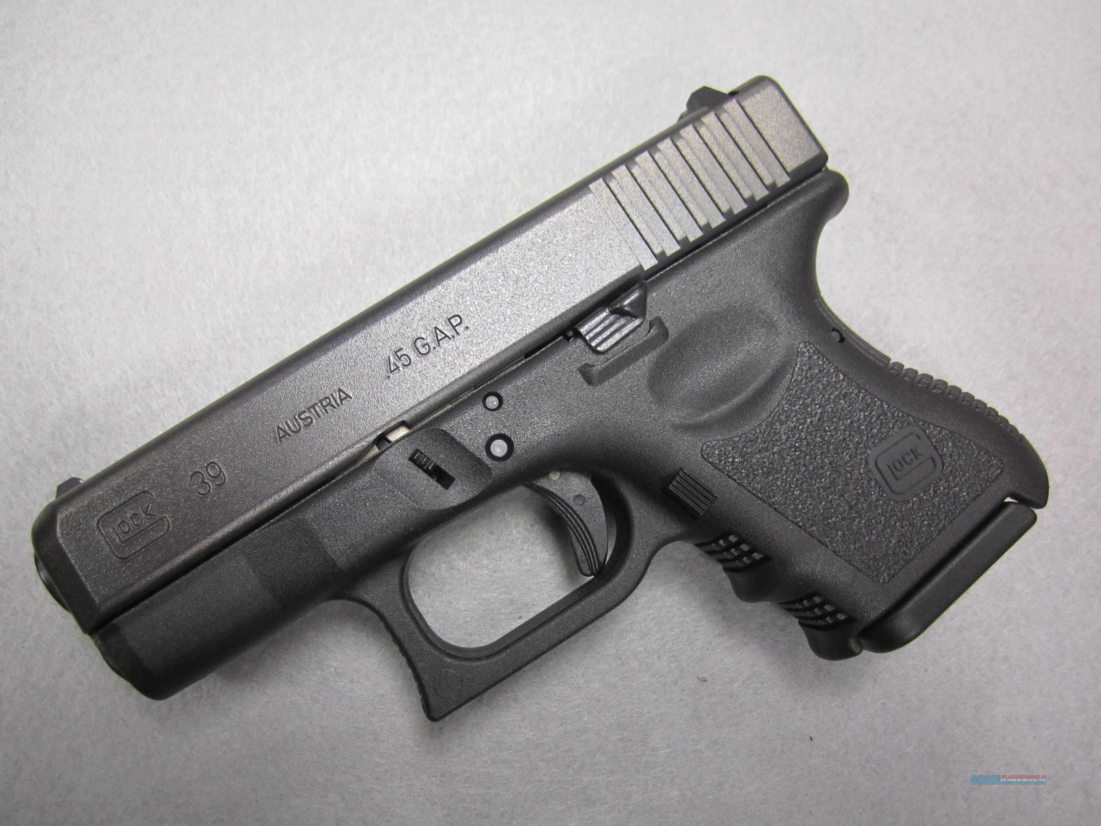 Glock 39 in .45GAP! With 2 magazines and case! ... for sale
