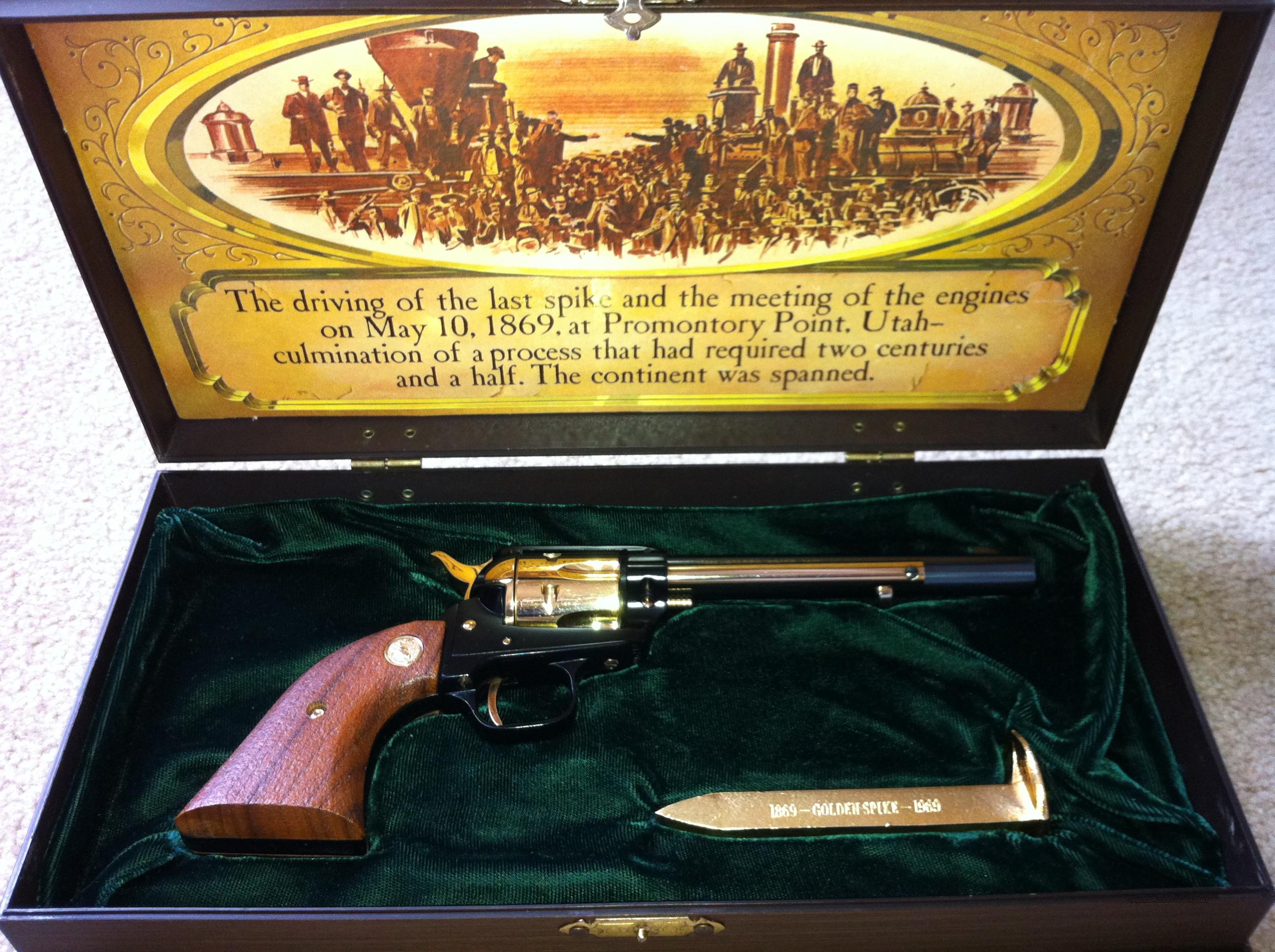 Colt Golden Spike Commemorative Rev... for sale at Gunsamerica.com ...