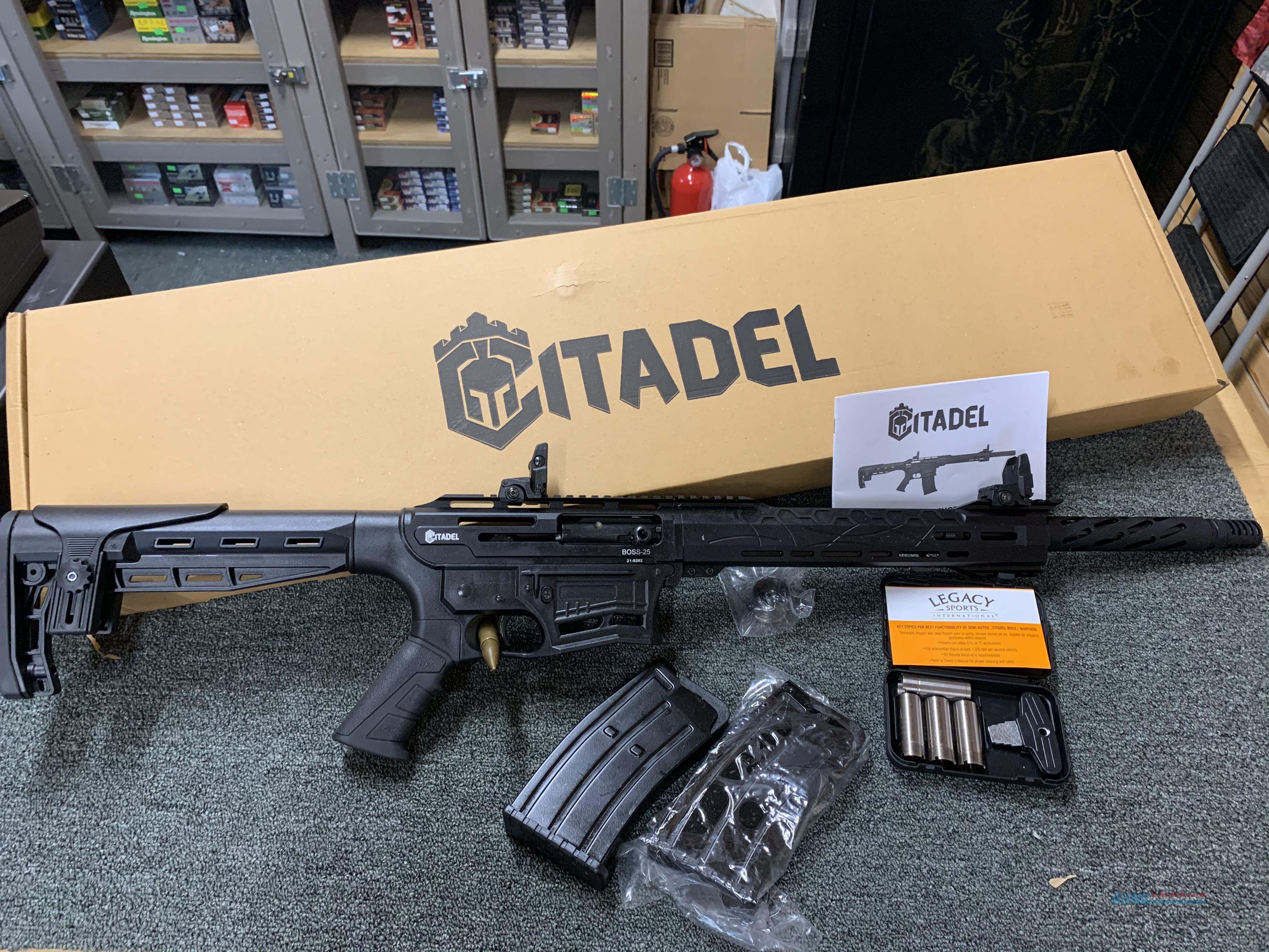 Citadel Boss 25 Black 12 Gauge 3 in... for sale at Gunsamerica.com ...