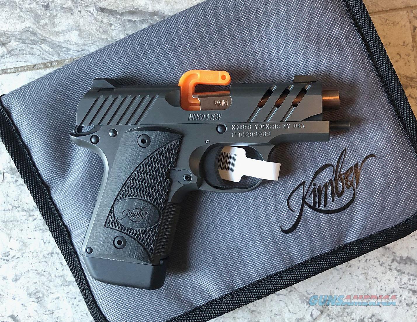 Kimber Micro 9 ESV Gray 9mm Carry Conceal Pisto... for sale