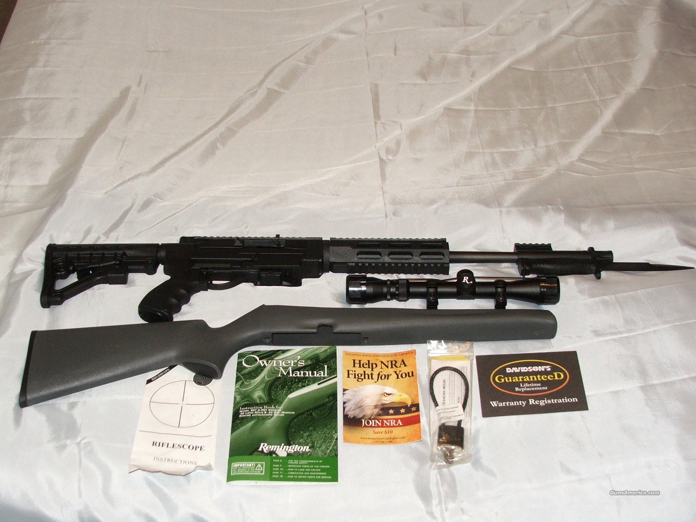 REMINGTON 597 Tactical W/SCOPE for sale