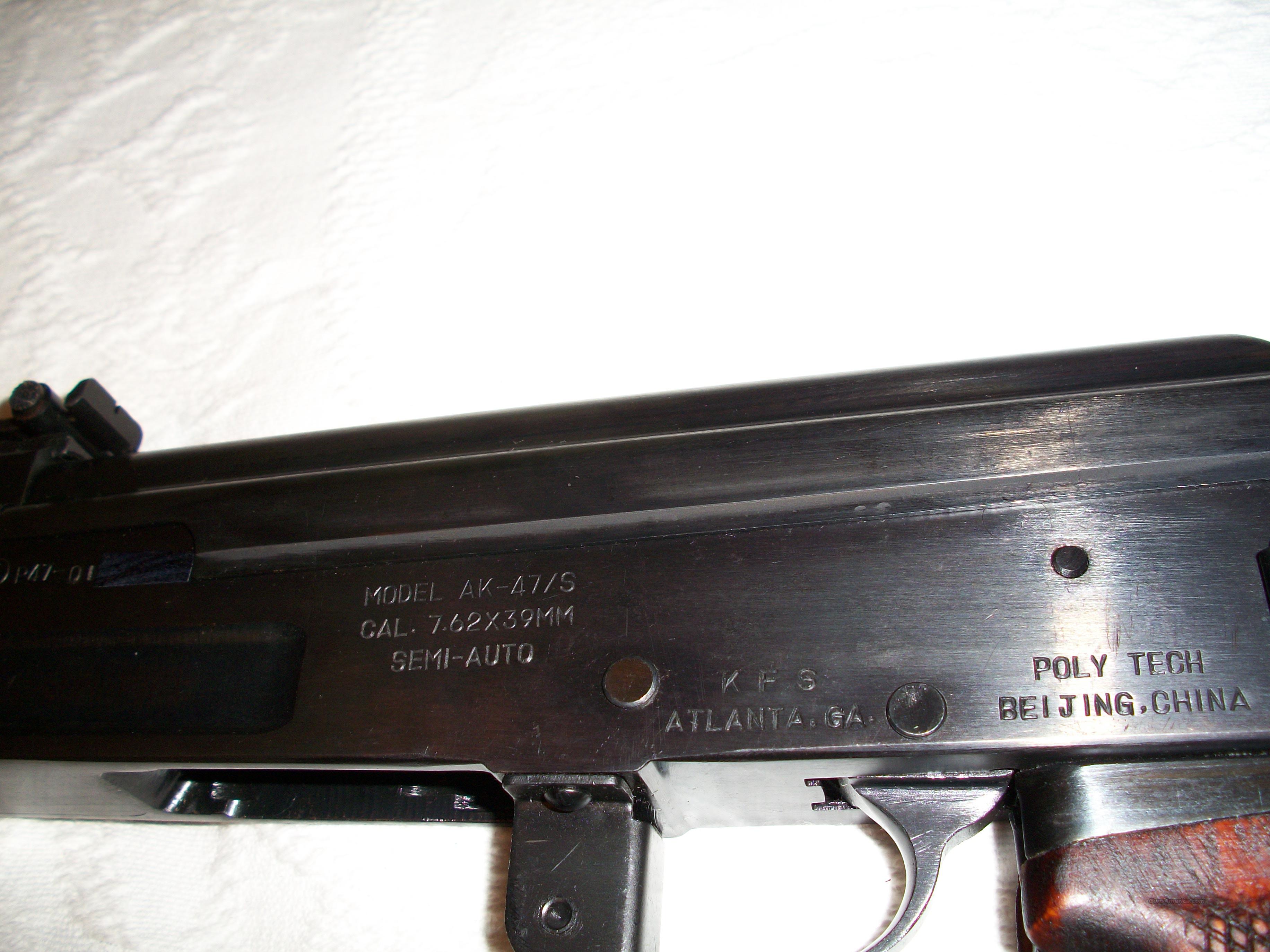 PRE-BAN POLYTECH AK47-S "LEGEND"- M... for sale at Gunsamerica.com ...