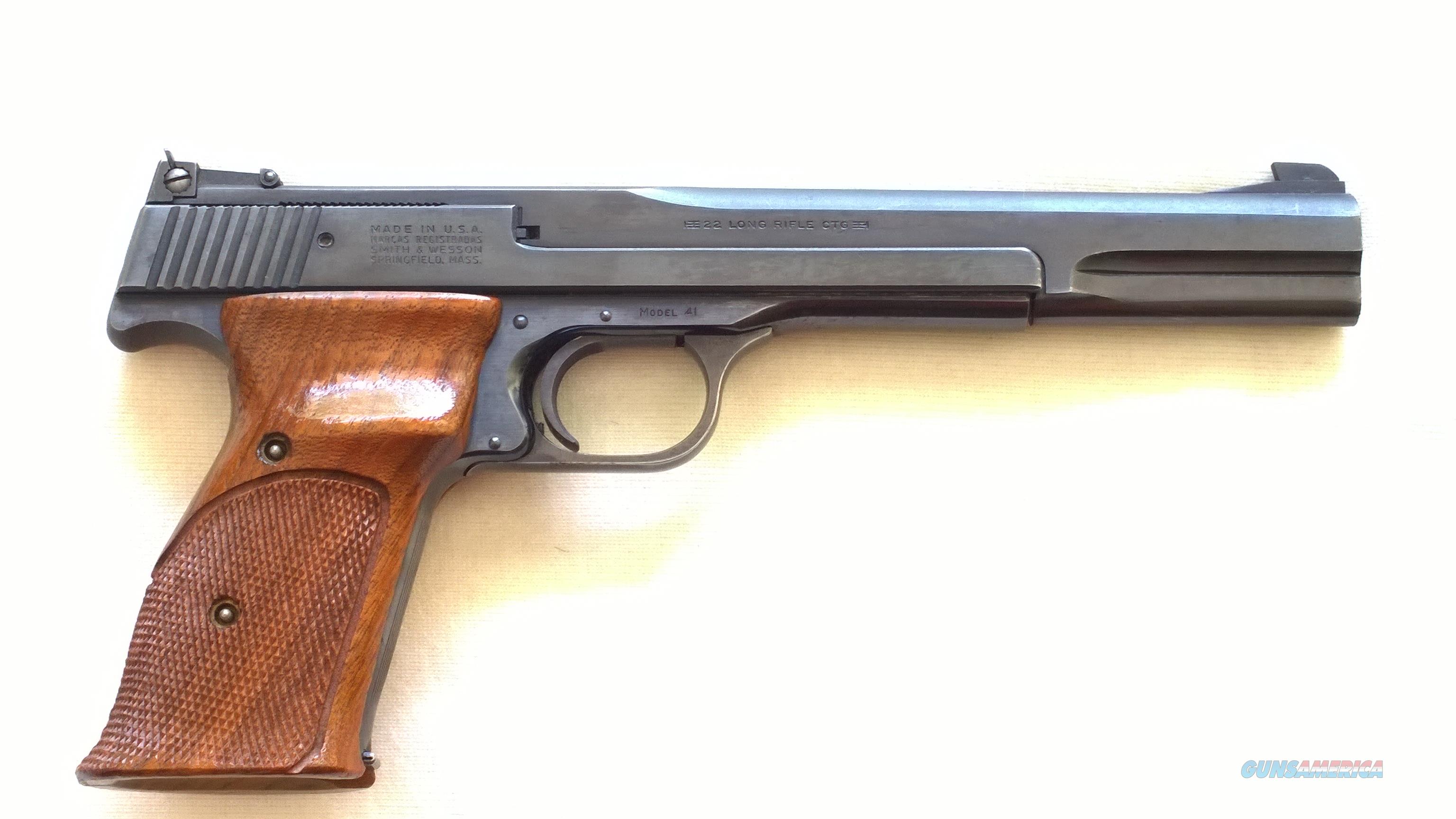 Smith & Wesson Model 41, .22 cal. ... for sale at Gunsamerica.com ...