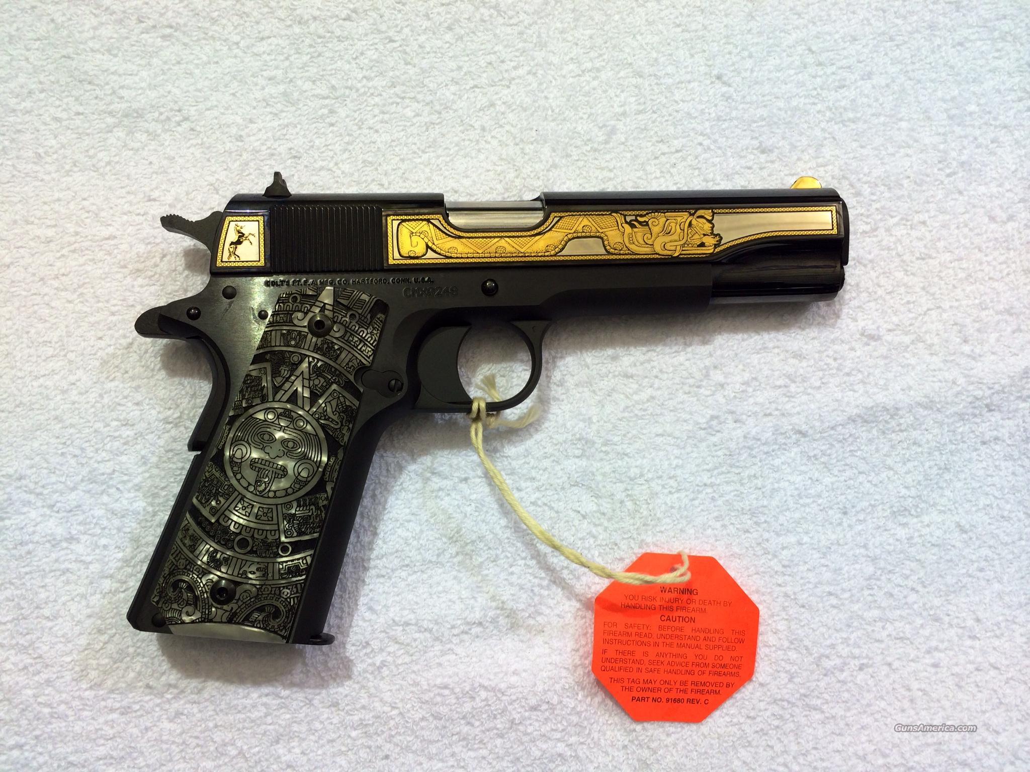 Colt Aztec Gold .38 Super for sale at Gunsamerica.com: 910448045