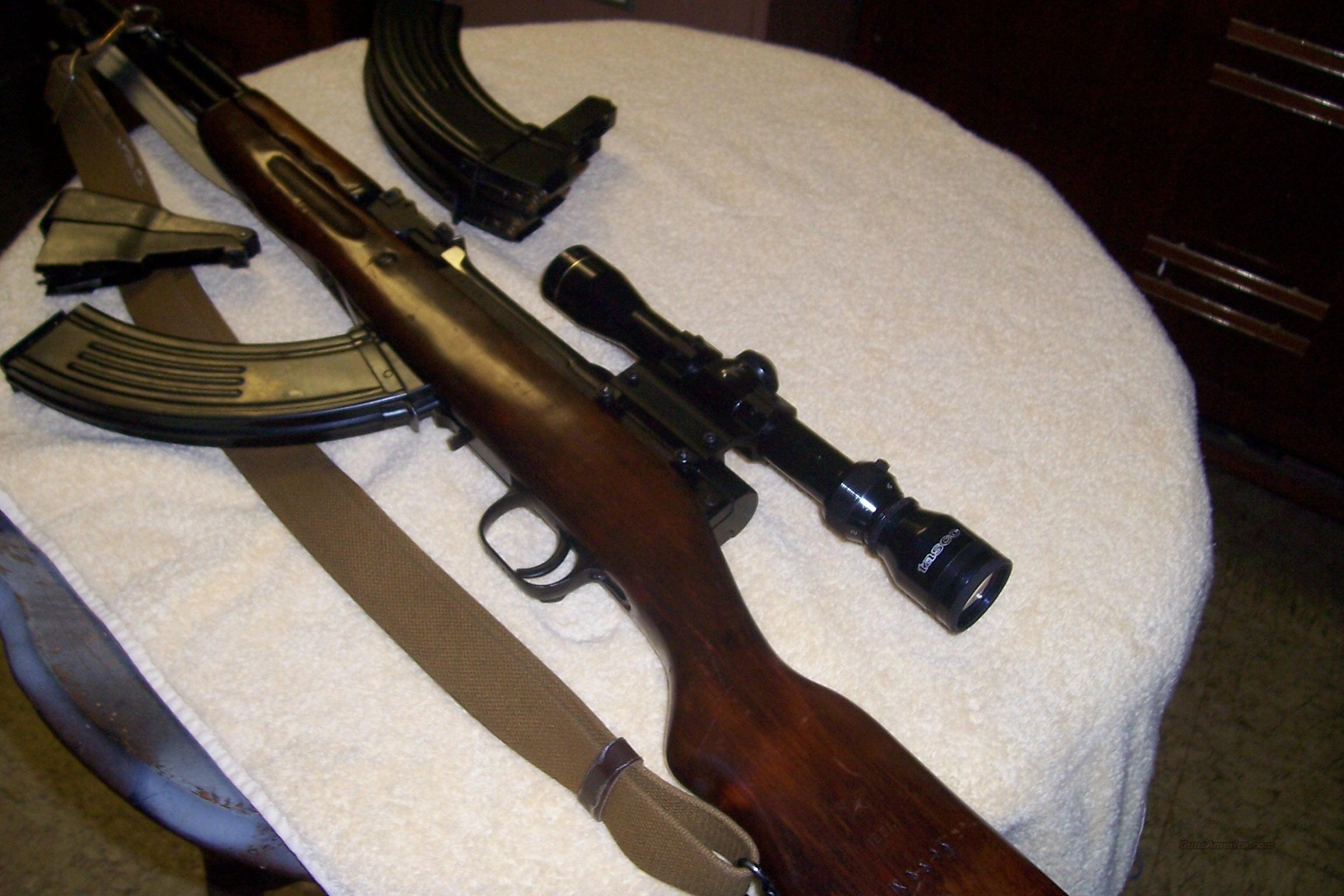 russian sks sniper rifle with sling... for sale at Gunsamerica.com ...