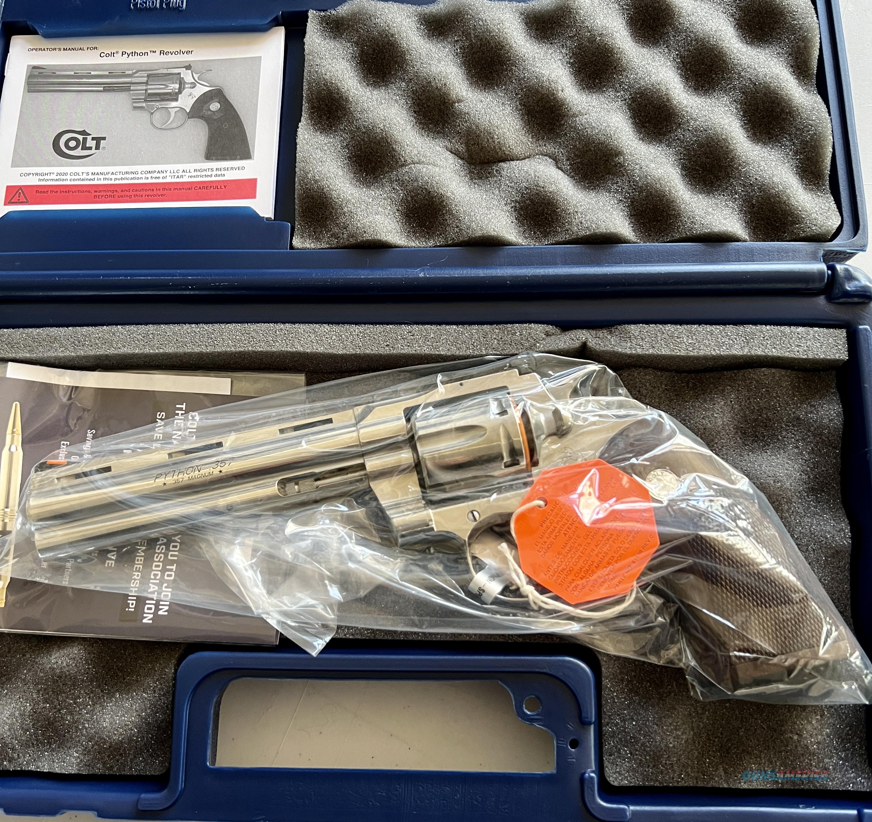 Colt Python 6" .357 Magnum PYTHON-S... for sale at Gunsamerica.com ...