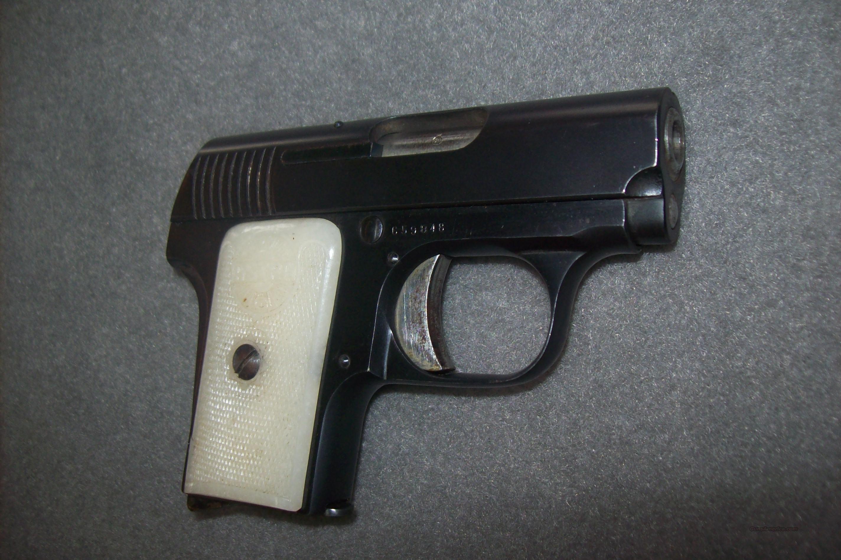 Astra .25 Pistol w/ Pearl/White Gri... for sale at Gunsamerica.com ...