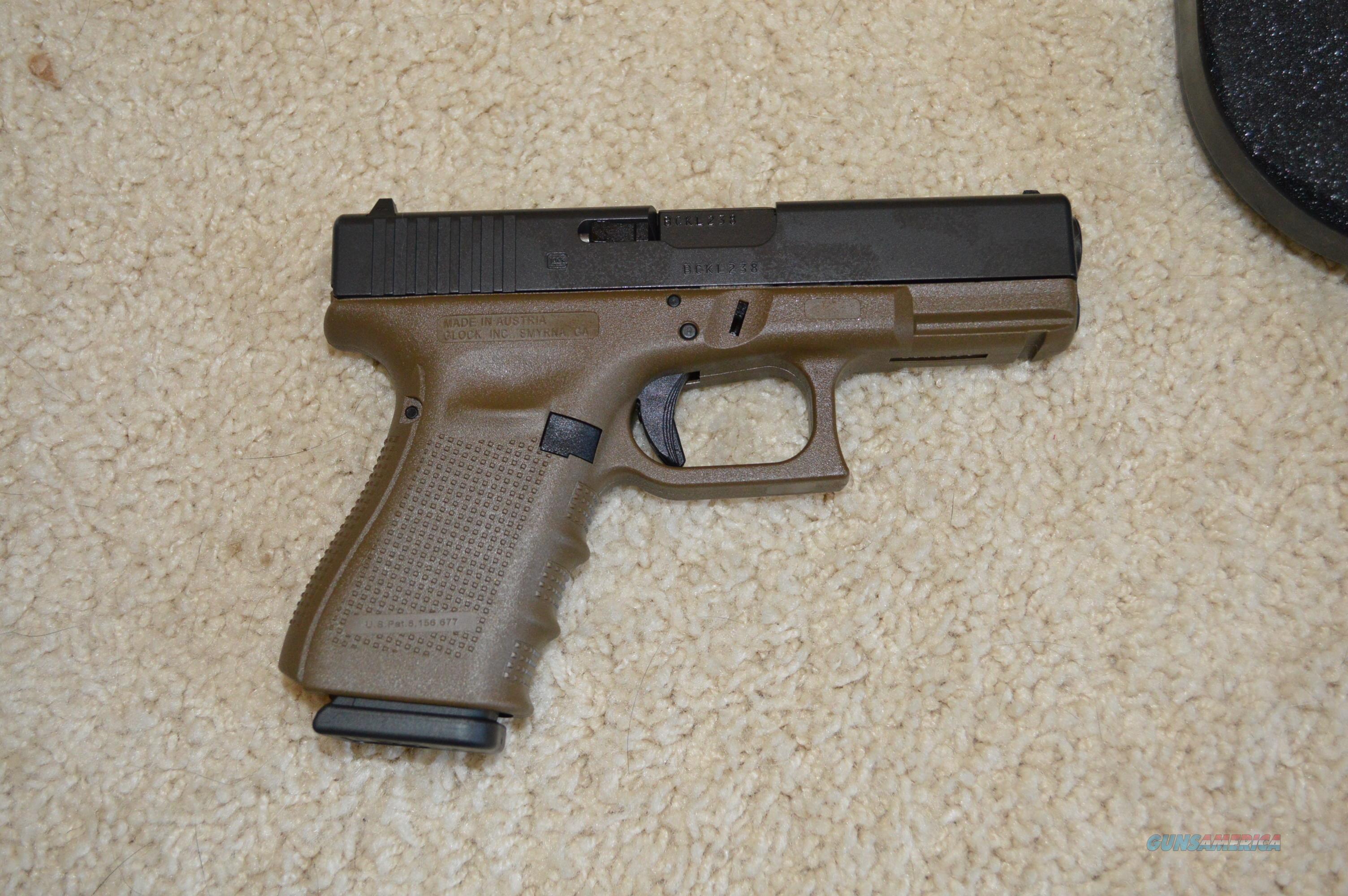Glock 19 Gen4 FDE Frame for sale at Gunsamerica.com: 907489048
