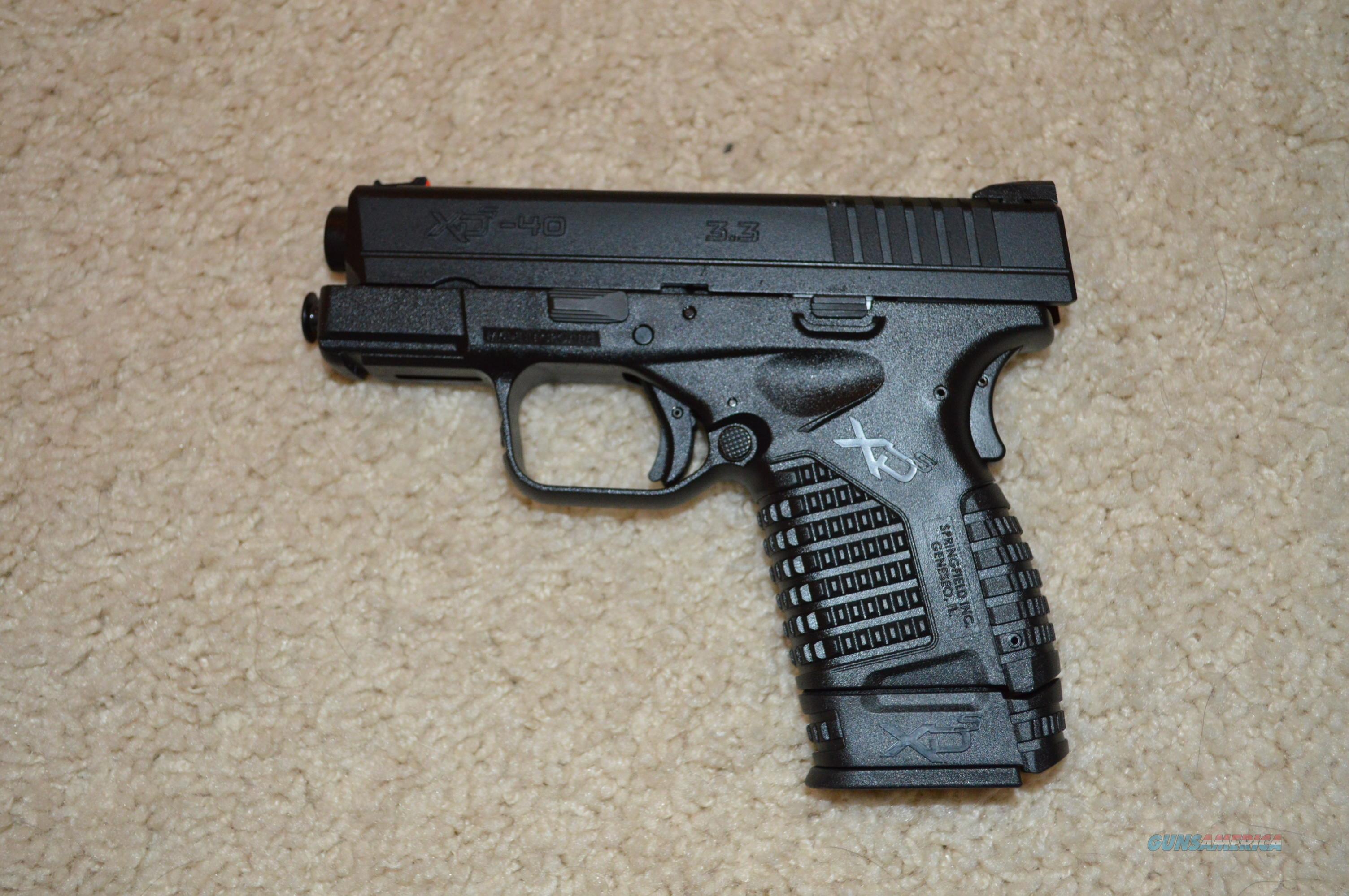 Springfield XDS 40 3.3" Black for sale at Gunsamerica.com: 951299118
