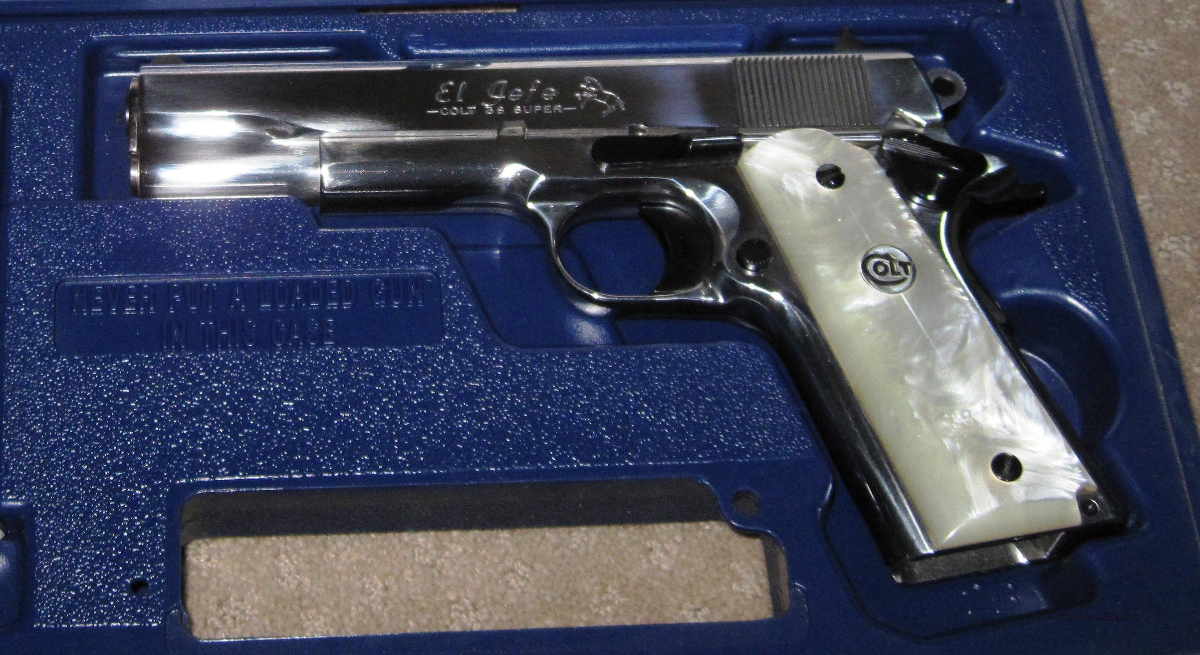 Colt El Jefe .38 Super for sale at Gunsamerica.com: 939403696