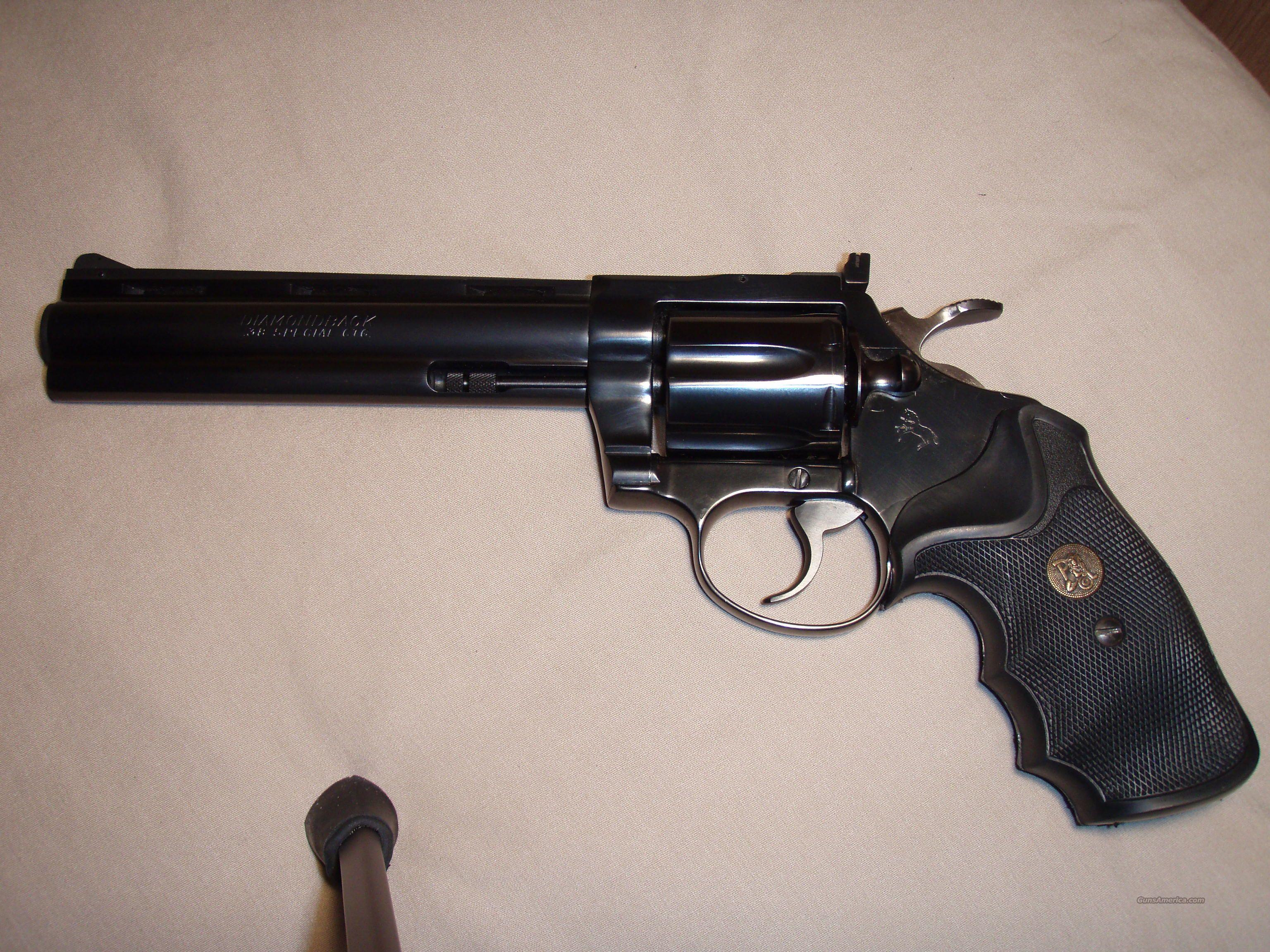 Colt Diamondback .38 6" Barrel for sale at Gunsamerica.com: 998666544
