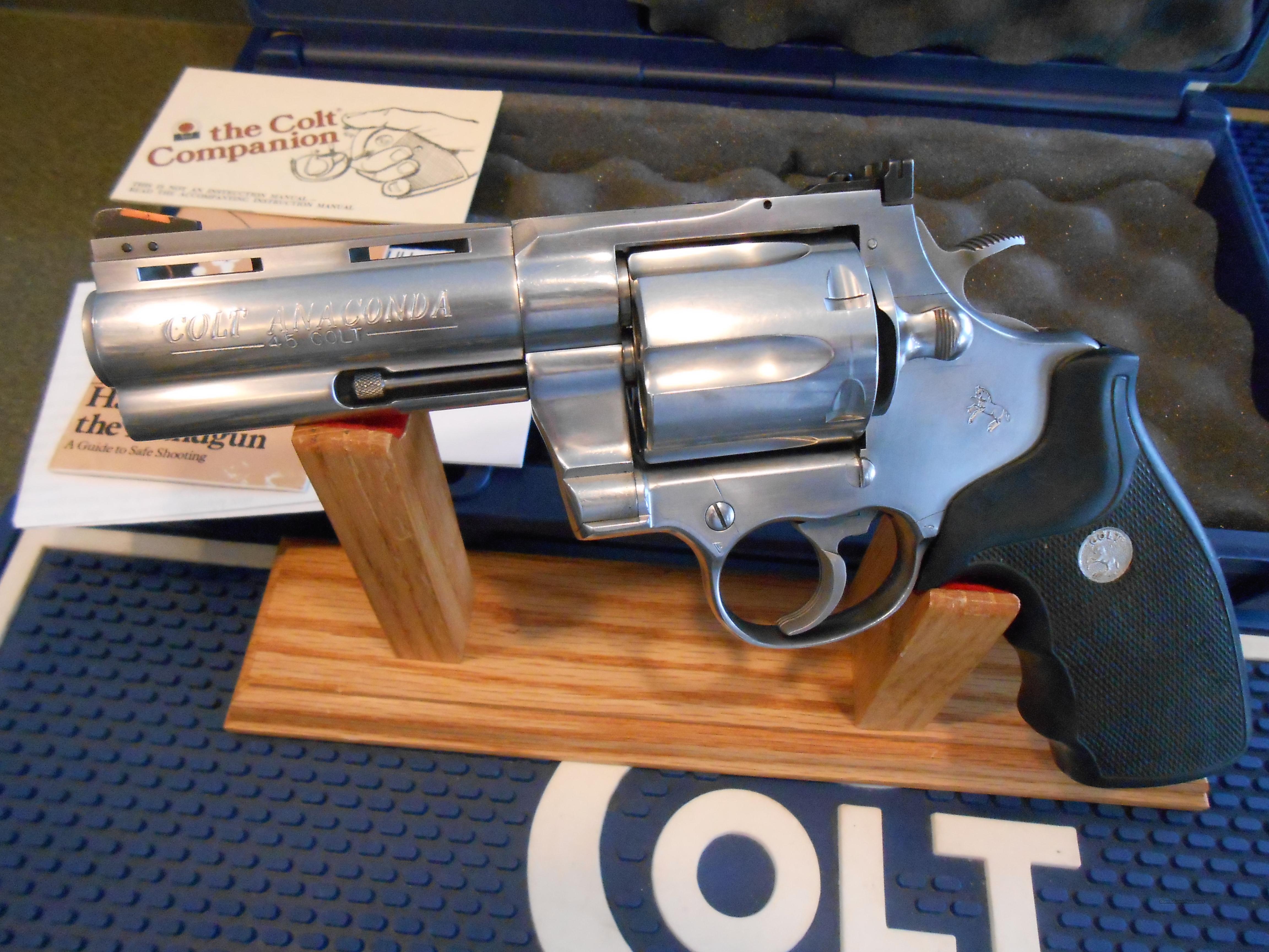 Colt Anaconda 4" DT 45 cal. Custom... for sale at Gunsamerica.com ...