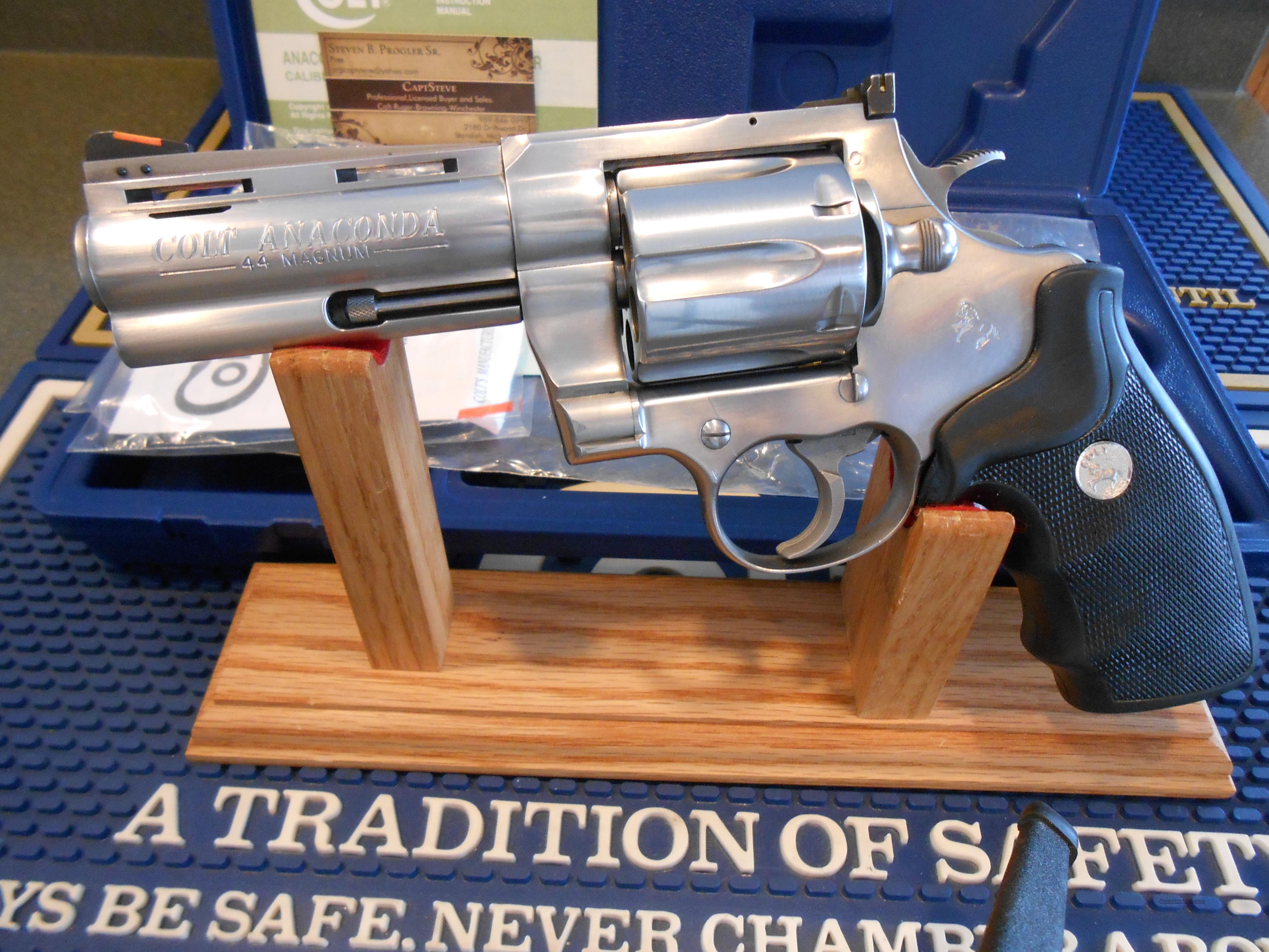 Colt Anaconda Custom Shop Ported 4"... for sale at Gunsamerica.com ...