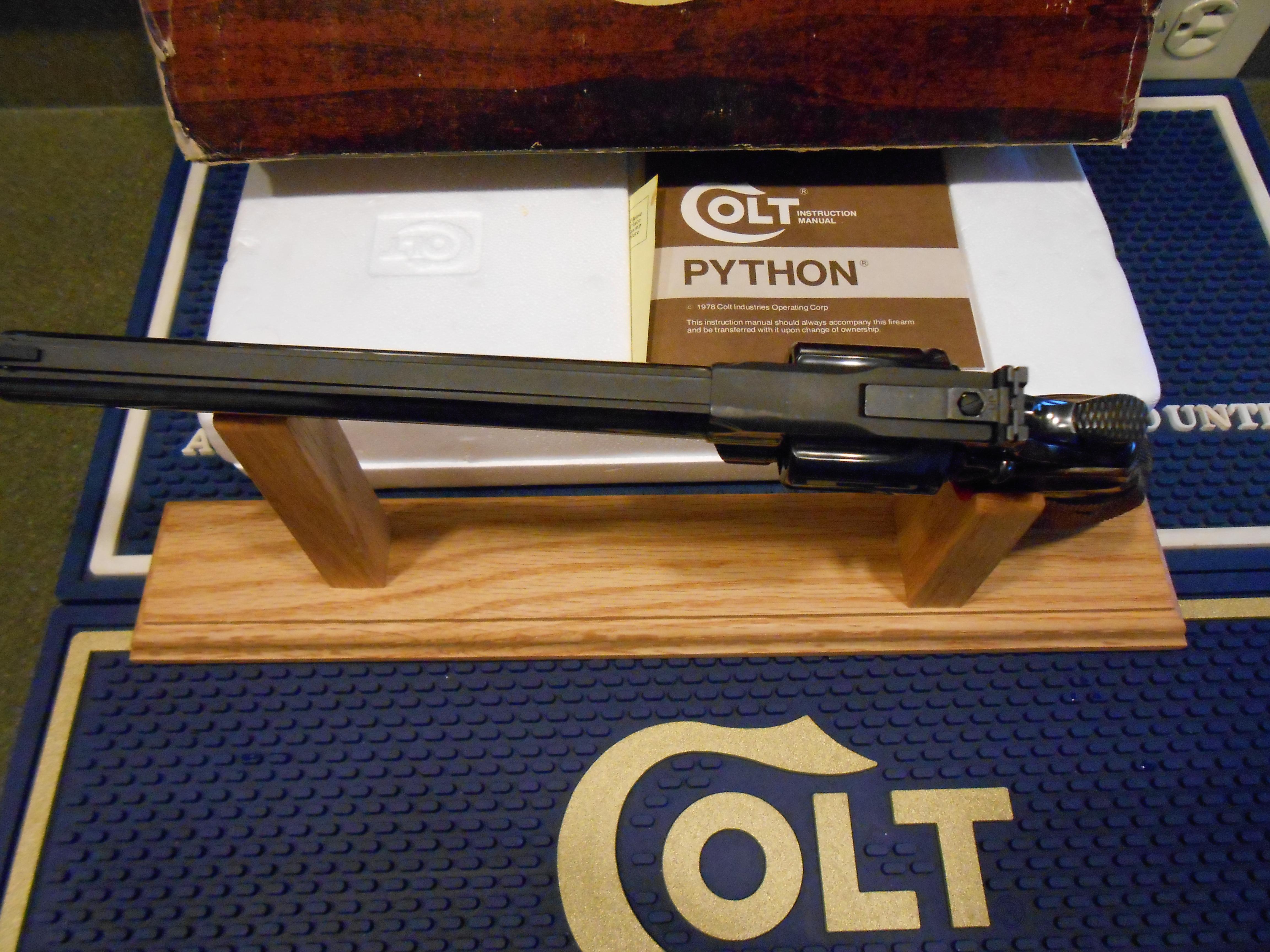 Unfired Colt Python 8" Blue Complet... for sale at Gunsamerica.com ...
